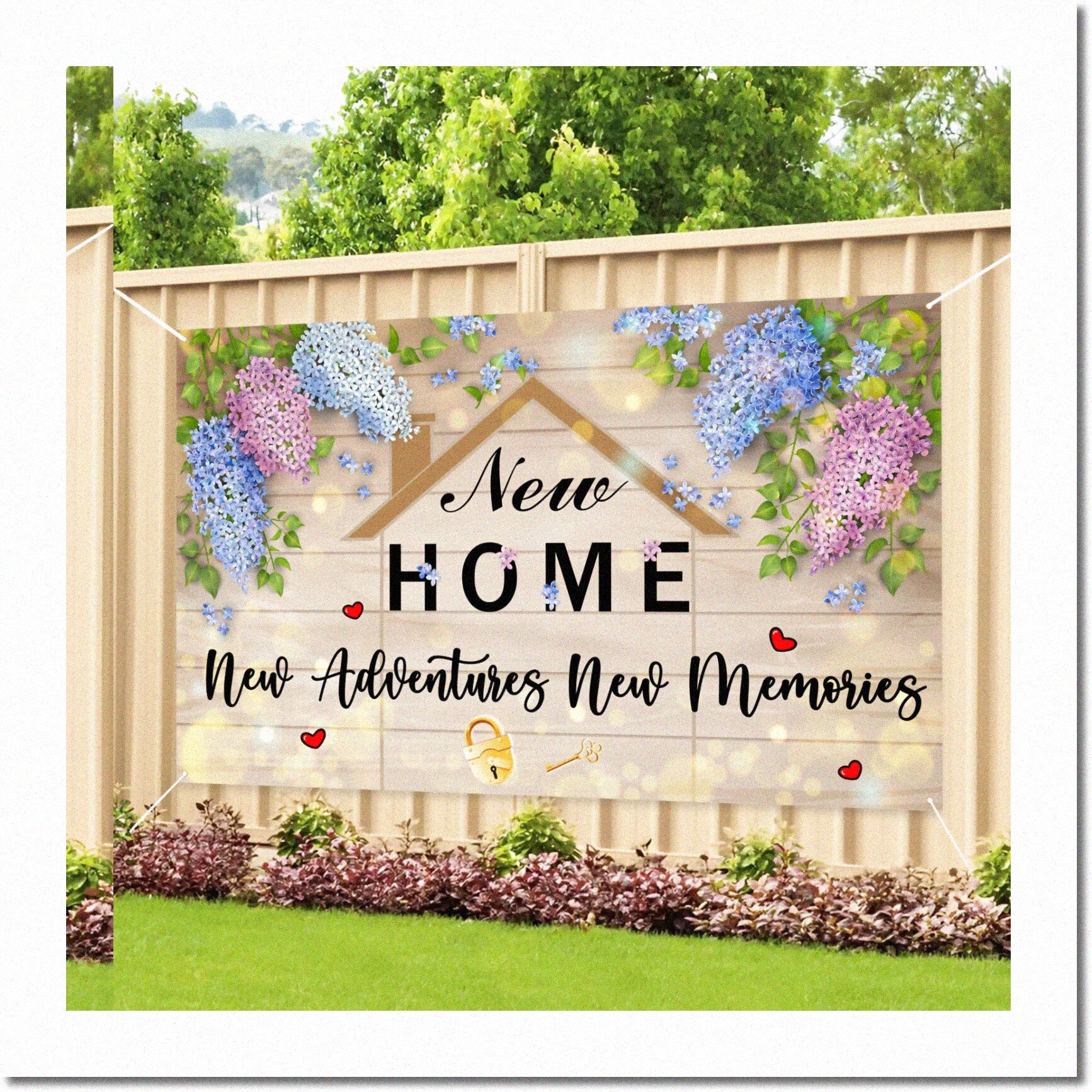 "Home Sweet Memories" Housewarming Banner - Create Lasting Memories ...