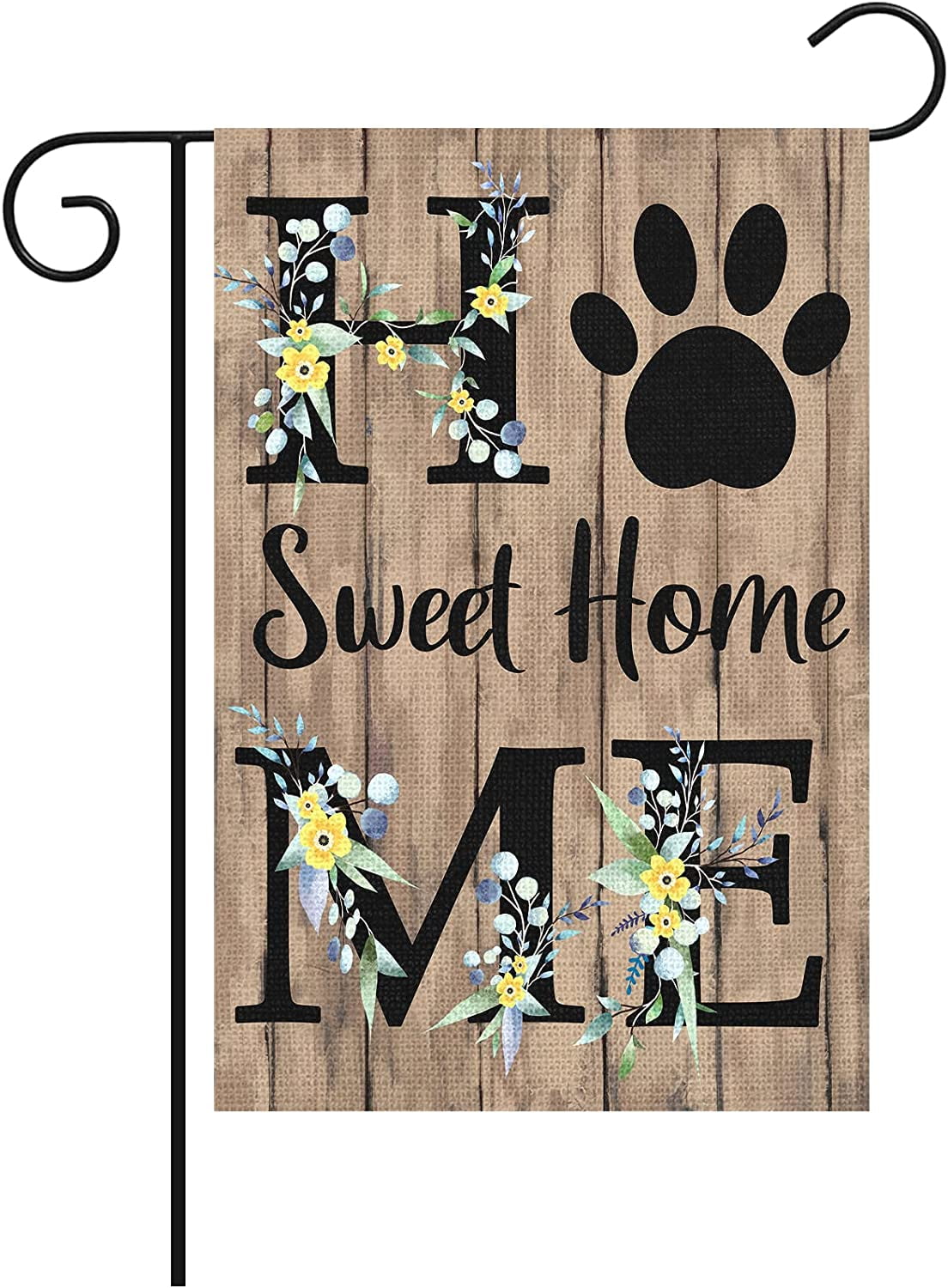 Home Sweet Home Spring Summer Garden Flag 12x18 Inch Lawn Flag Double ...