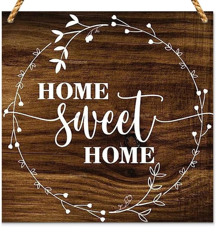 Home Sweet Home Wood Signs Vintage Country Wood Plaque Home ...