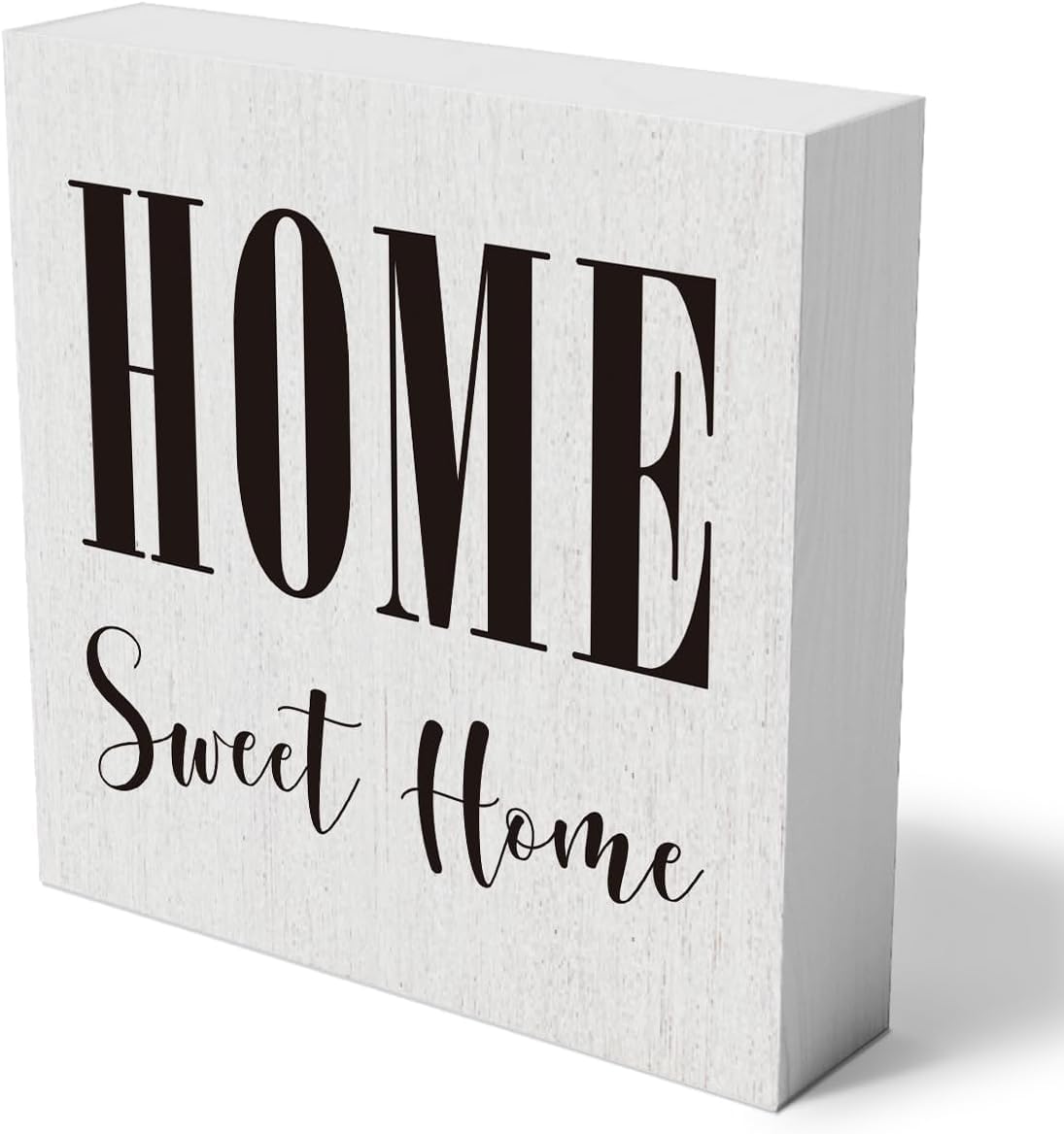 Home Sweet Home Wooden Box Sign Decorative Sweet Family Farmhouse Wood ...