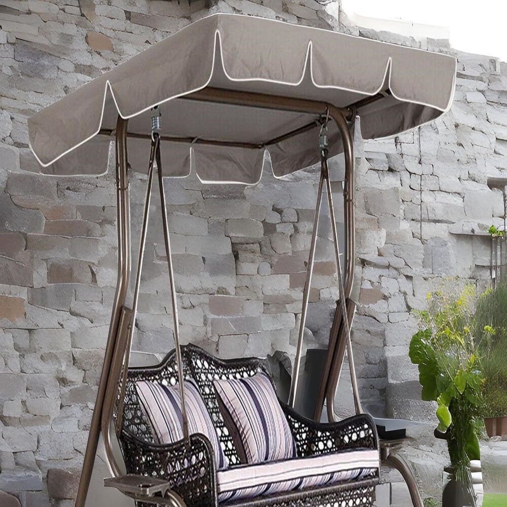Home Swing Canopy Replacement, Waterproof Swing Top Cover, Double Seat ...