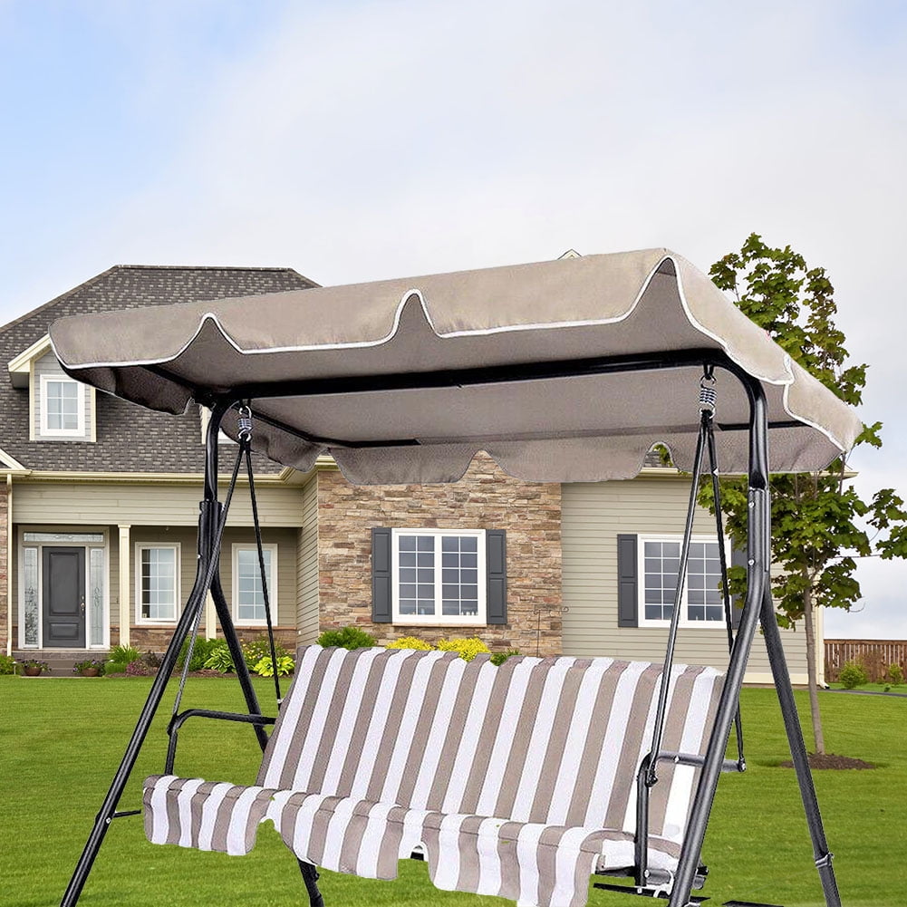 Home Swing Canopy Replacement, Waterproof Swing Top Cover, Double Seat ...