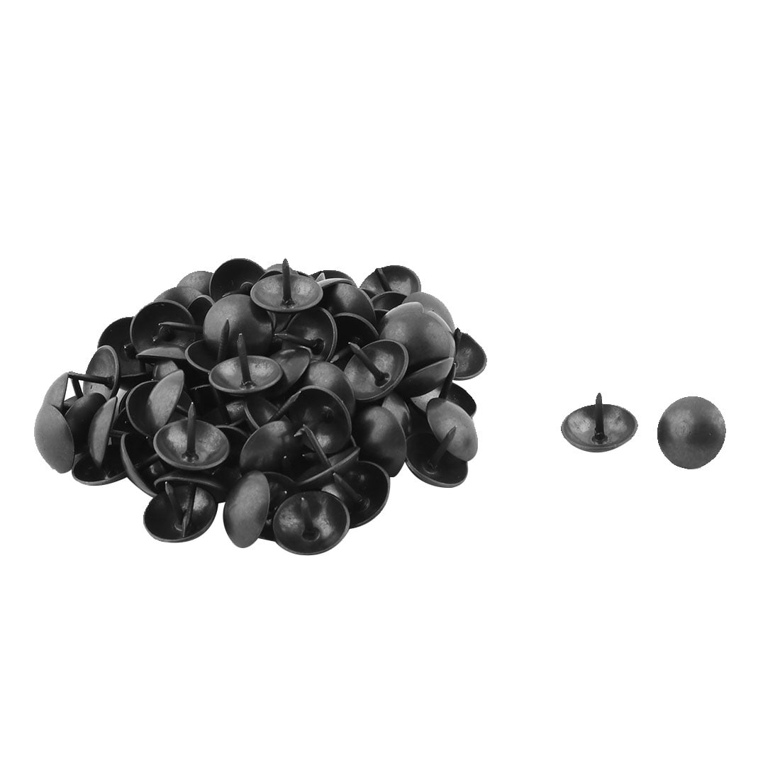 Home Table Chair Metal Upholstery Thumb Tack Nail Pushpin Black 14 x ...