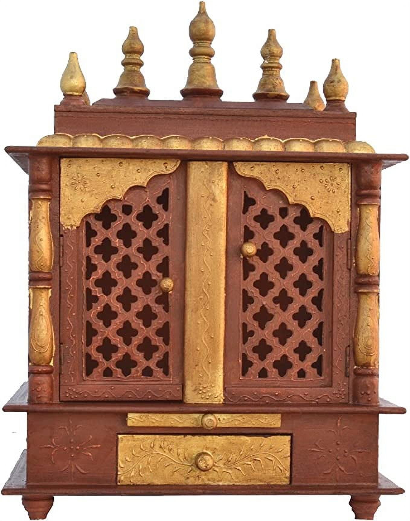 Home Temple/ Wooden Temple/ Pooja Mandir / Mandir / Mandap JORD709D ...