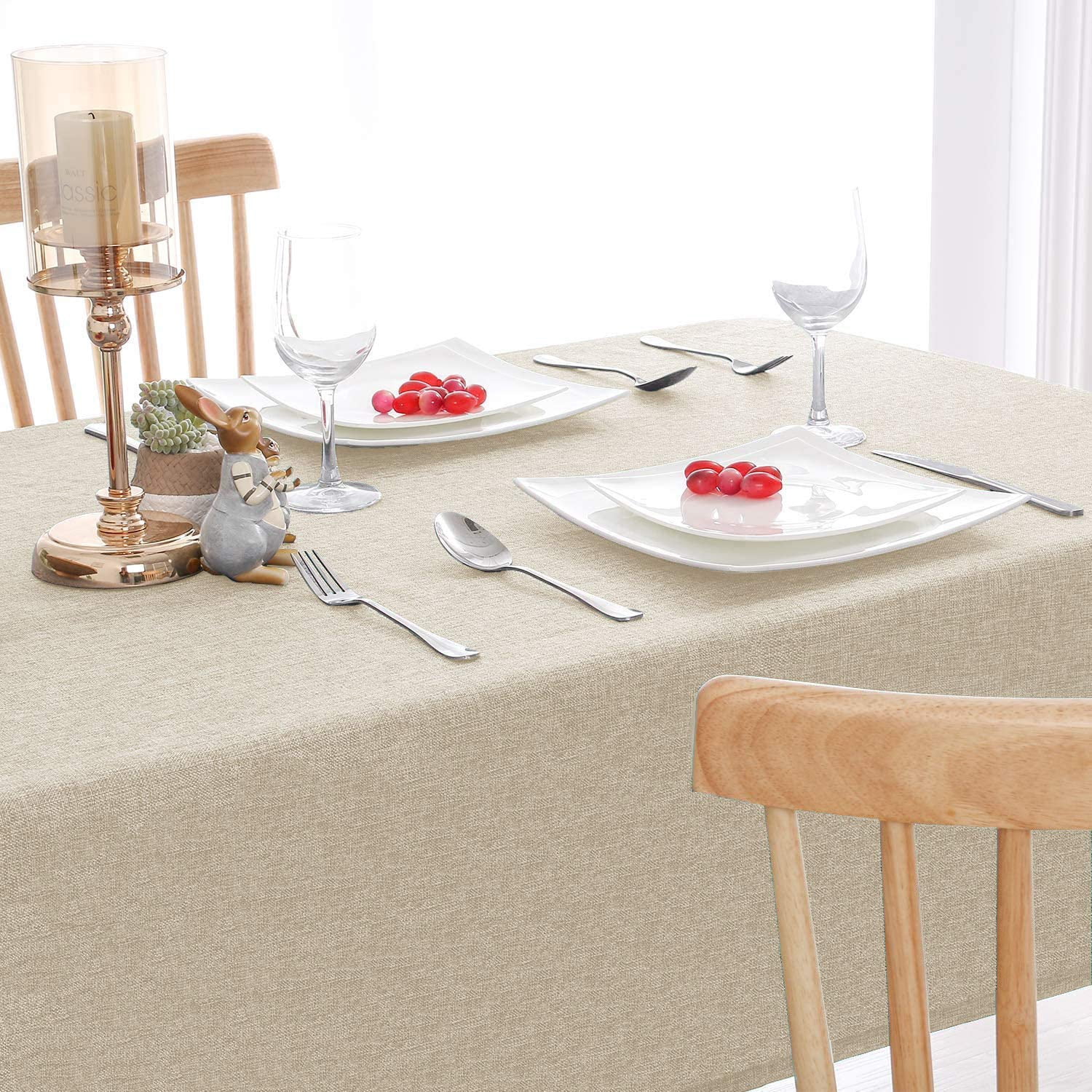 Home Tex Heat Resistant Jute Table Cover Ideal for Kitchen Dining Table ...