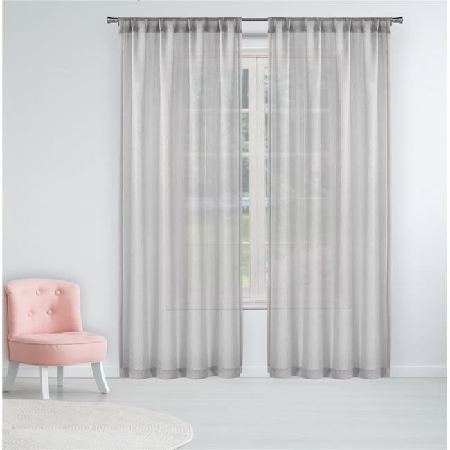 Home Textile ALLY 15633D-12 84 in. Allyson Fire Retardant Window ...