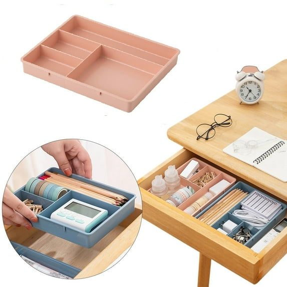 Home Textile Storage,A 4 Compartment Stackable Desktop Stationery ...