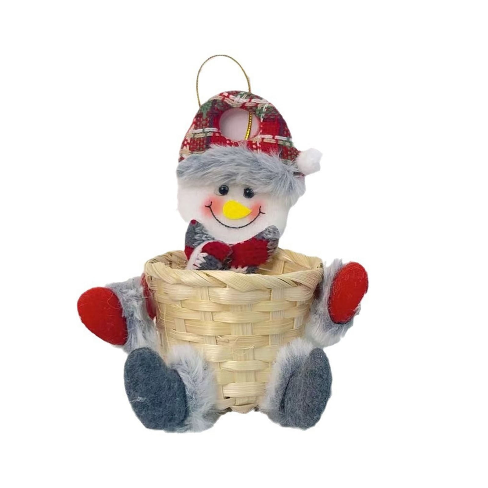 Home Textile Storage Christmas Storage Cute Cartoon Snowman and ...