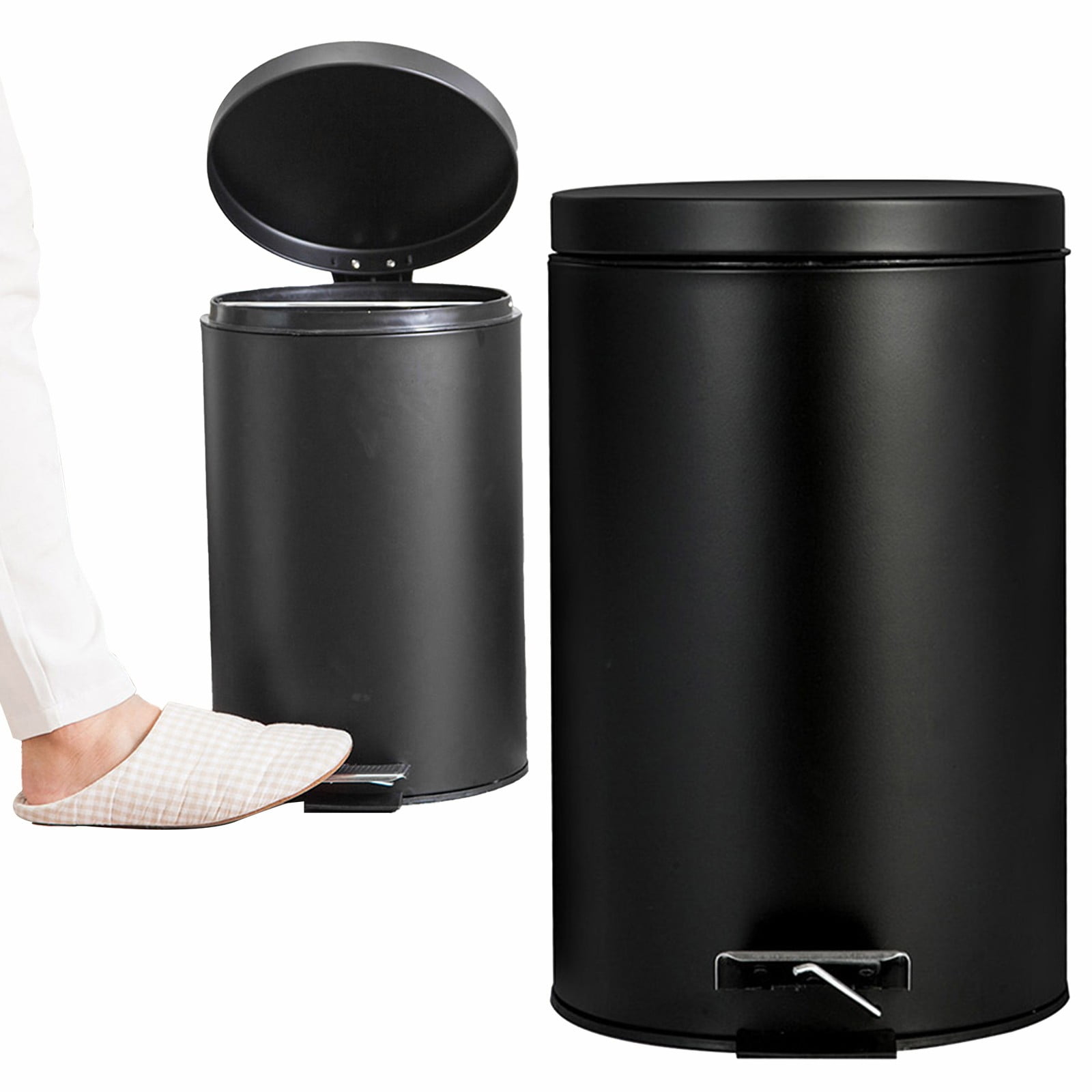 Home Textile Storage,Dustbin Stainless Steel Mini Bathroom Dustbin With ...