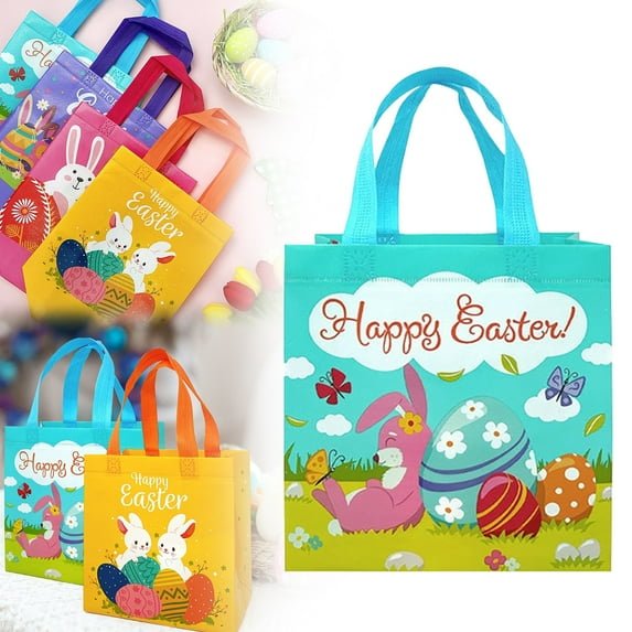 Home Textile Storage,Easter Non Woven Bags With Handle Happy Easter ...