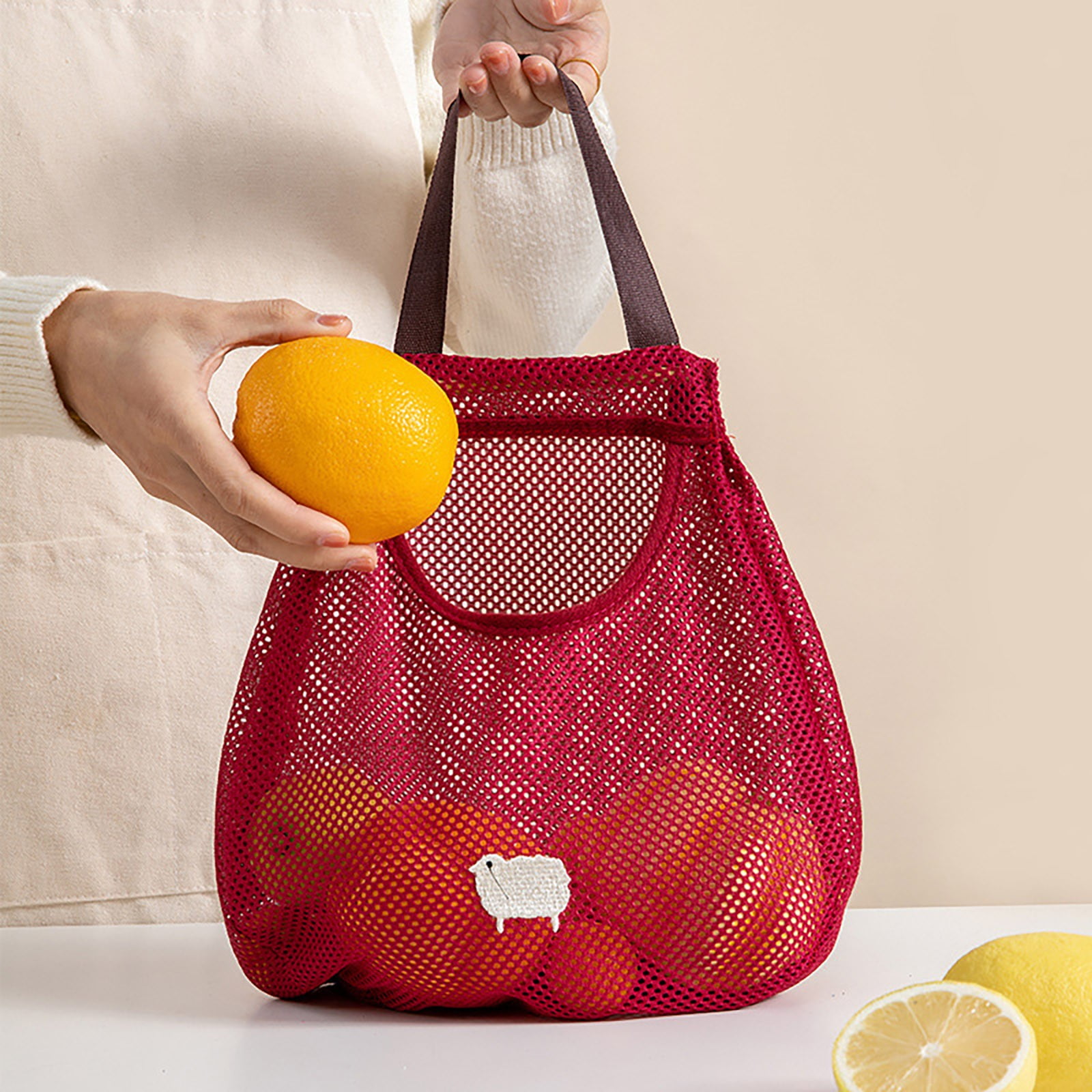 Home Textile Storage,Kitchen Multifunctional Hanging Fruit And ...