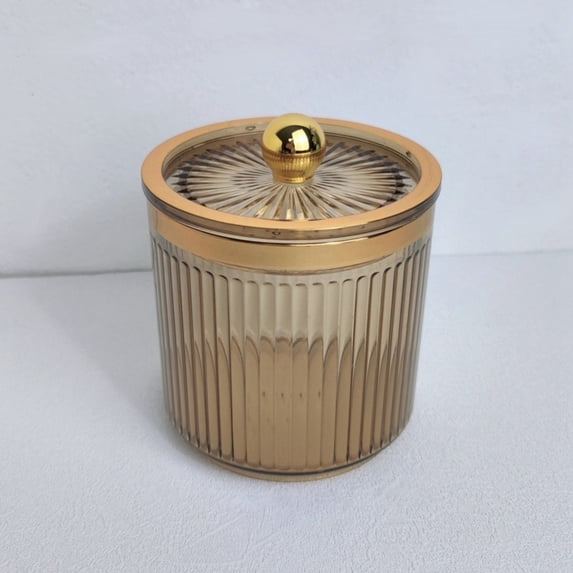 Home Textile Storage,Makeup Cotton Holder Jar Qtip Holder Dispenser For ...