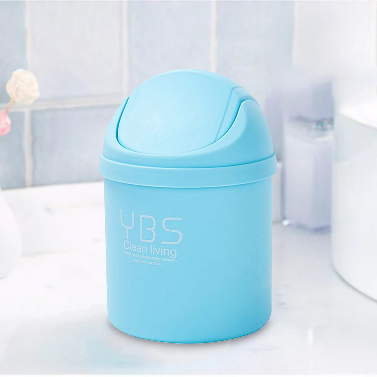 Home Textile Storage Modern Mini Can With Lid For Bathroom Vanity ...