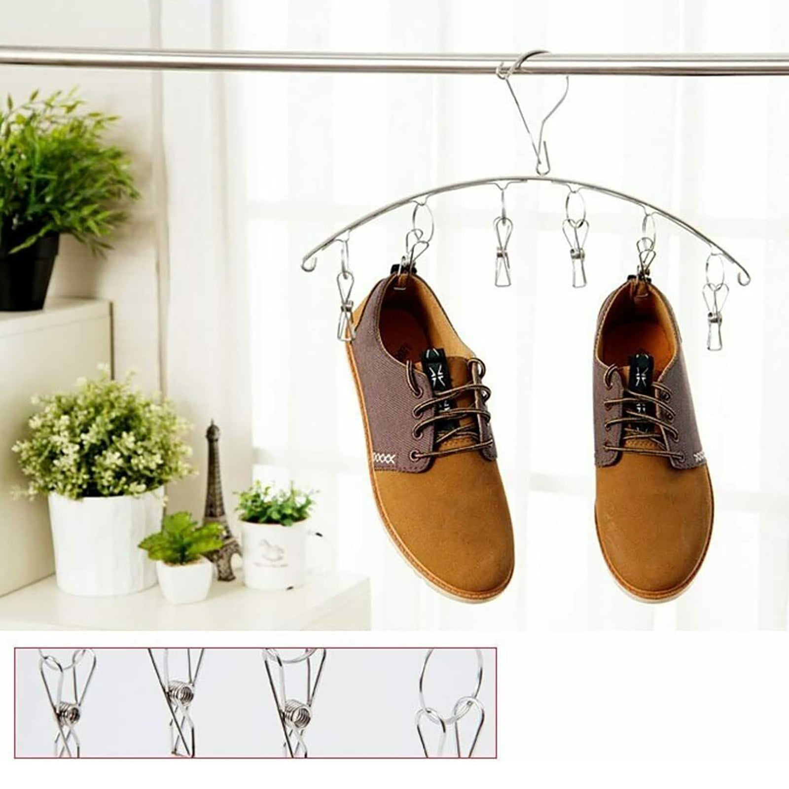 Home Textile Storage,Multi Functional Stainless Clothes Rack Clothes ...