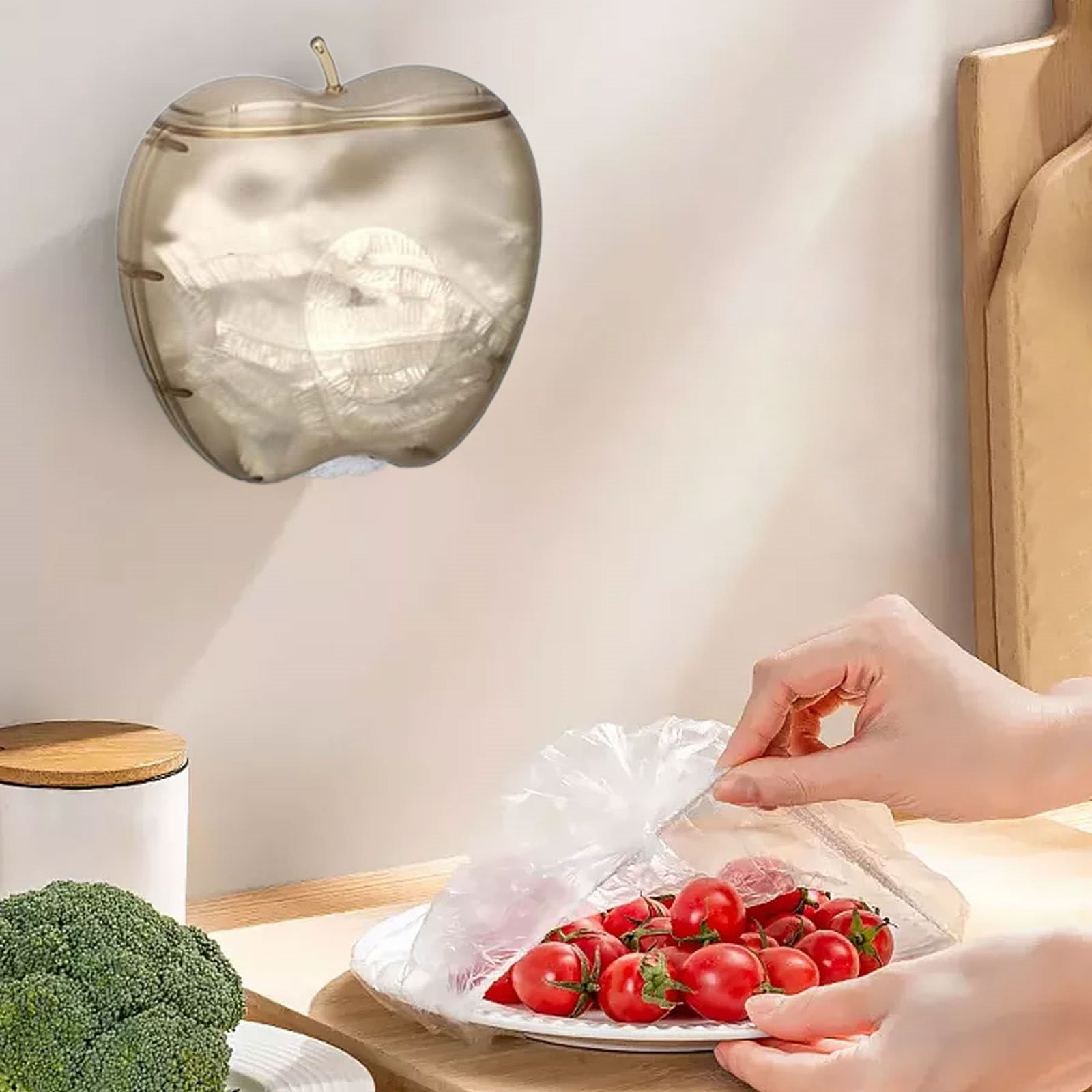 Home Textile Storage Myvepuop Disposable Clingfilm Storage Box Plastic ...