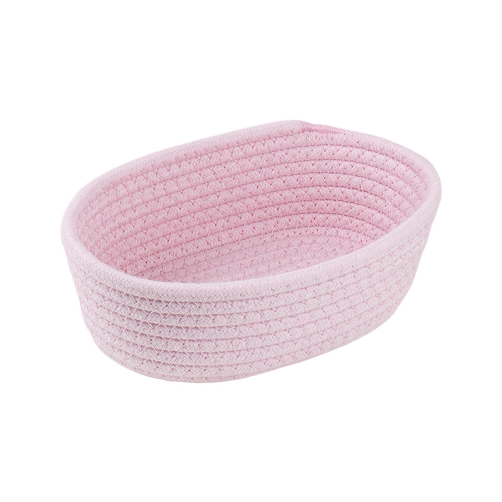 Home Textile Storage Weave Cute Oval Ropes Storage Solution for Baby ...