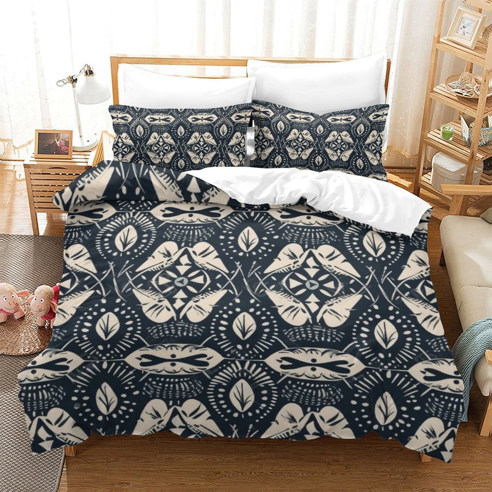 Home Textiles Abstract Flower Printed Bedspreads Adult Modern Duvet ...
