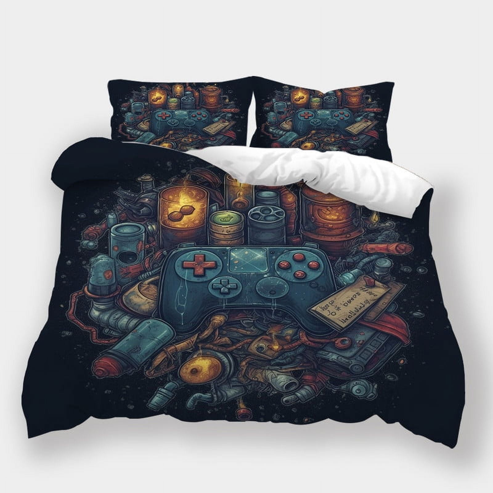 Home Textiles Fashion Game Controller Printed Duvet Cover Set Children ...