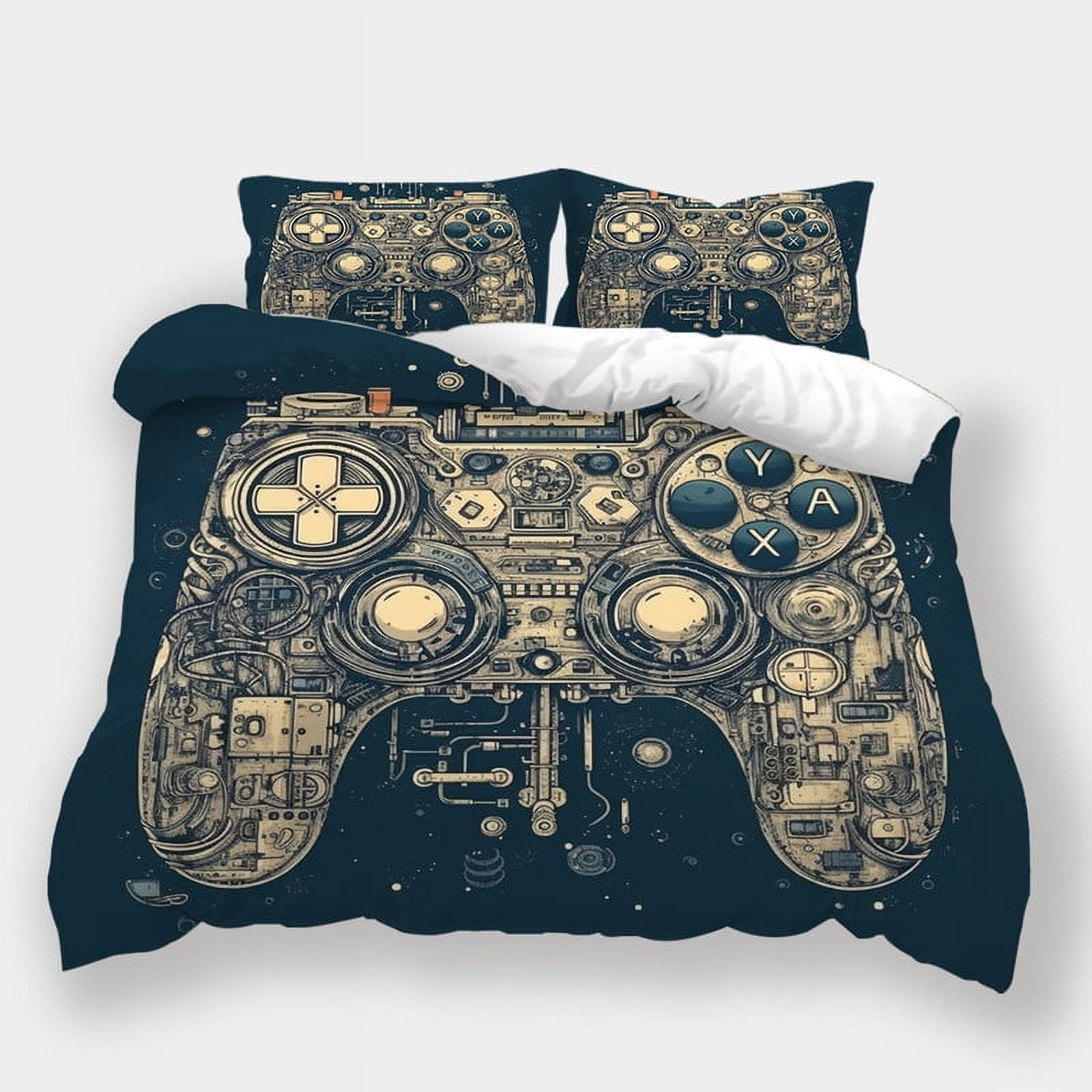 Home Textiles Fashion Game Controller Printed Duvet Cover Set Children ...