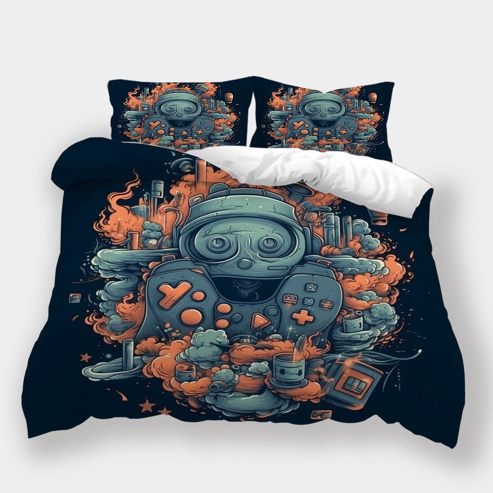 Home Textiles Gamer Handle Printed Quilt Cover Duvet Cover Set Girl Boy ...