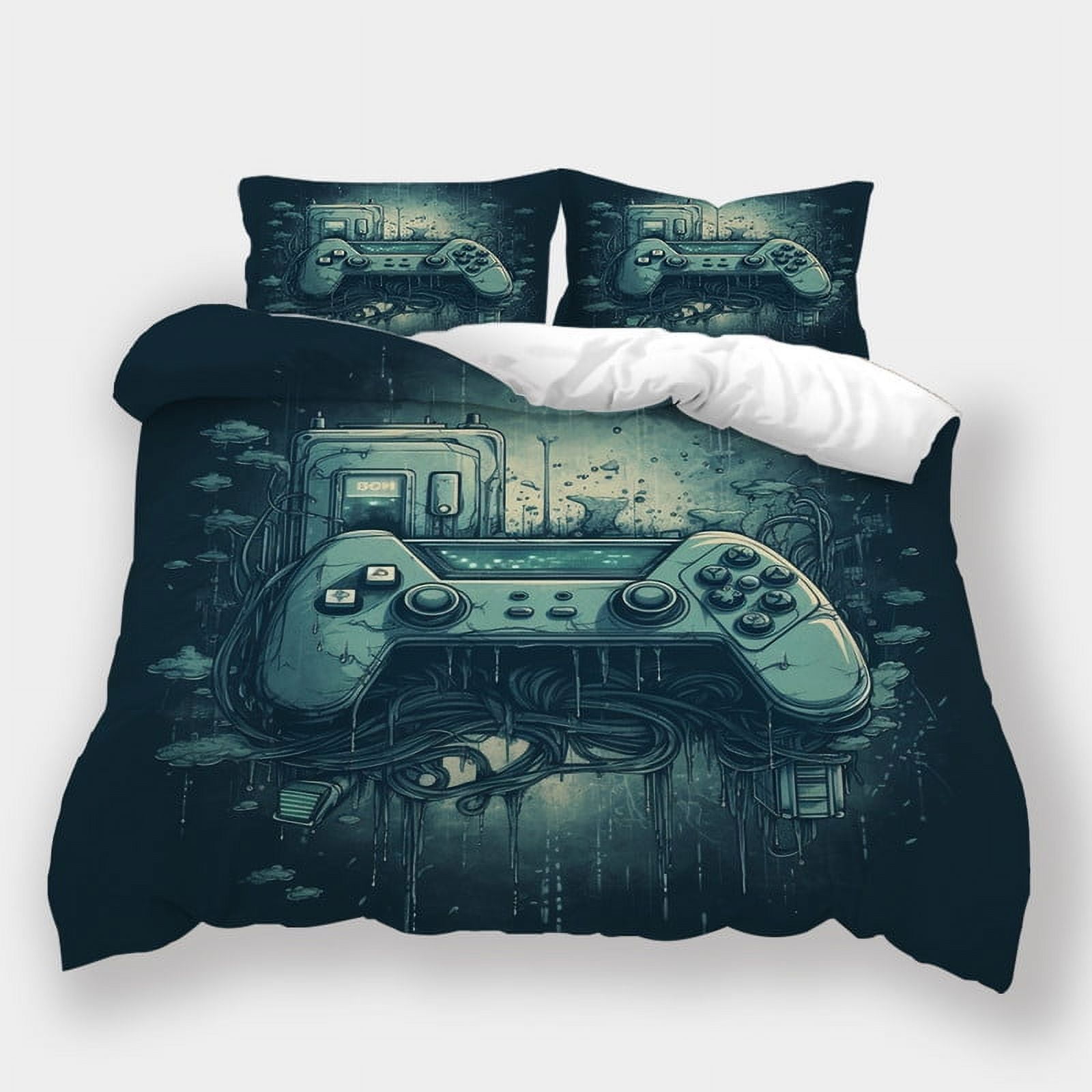 Home Textiles Gamer Handle Printed Quilt Cover Duvet Cover Set Girl Boy ...