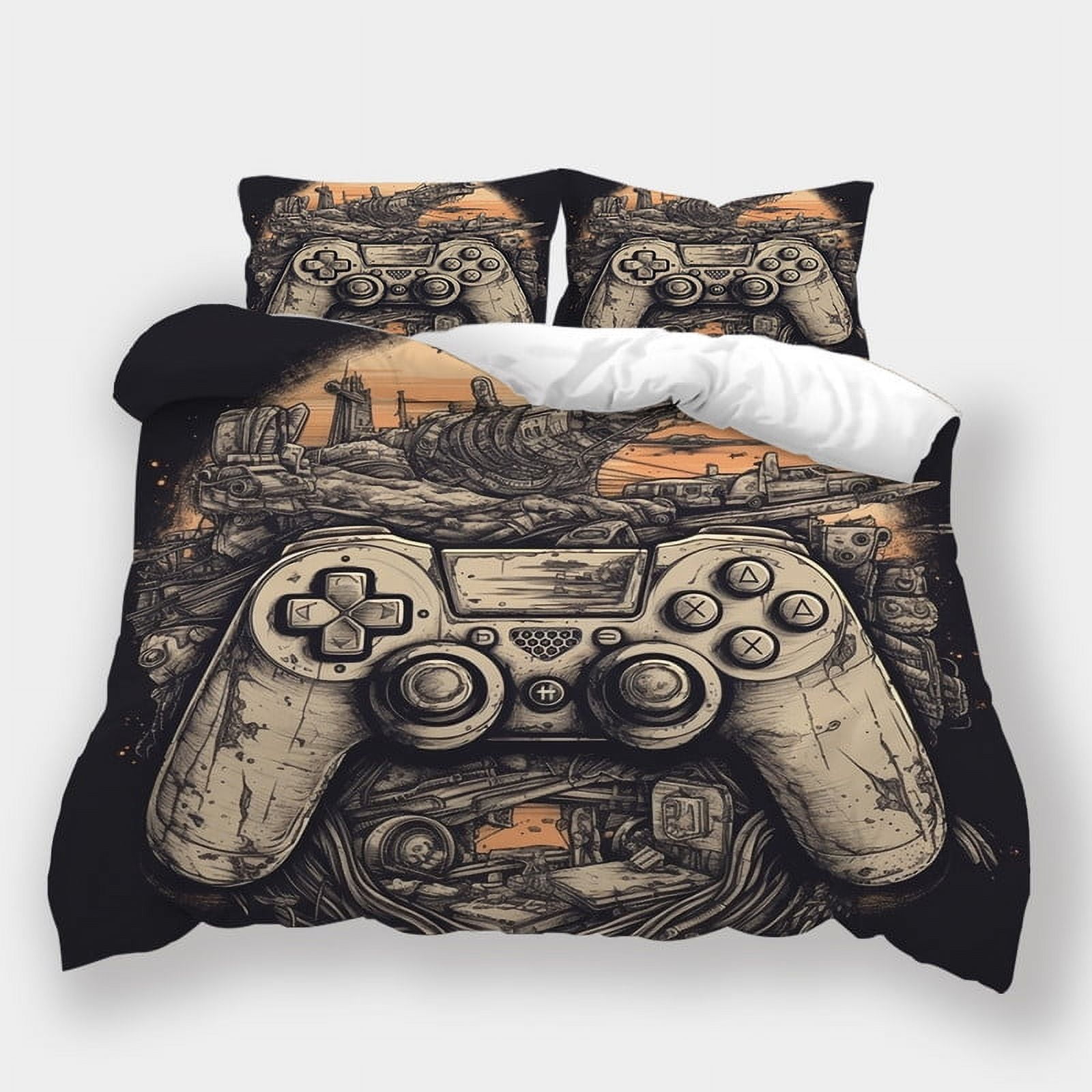 Home Textiles Gamer Handle Printed Quilt Cover Duvet Cover Set Girl Boy ...