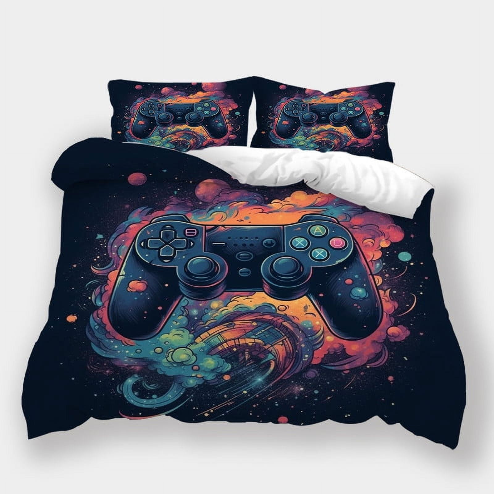 Home Textiles Gamer Handle Printed Quilt Cover Duvet Cover Set Girl Boy ...