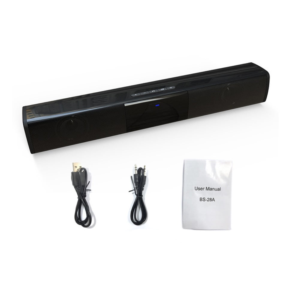Home Theater Long Soundbar FM Radio Subwoofer Stereo Wireless Bluetooth ...