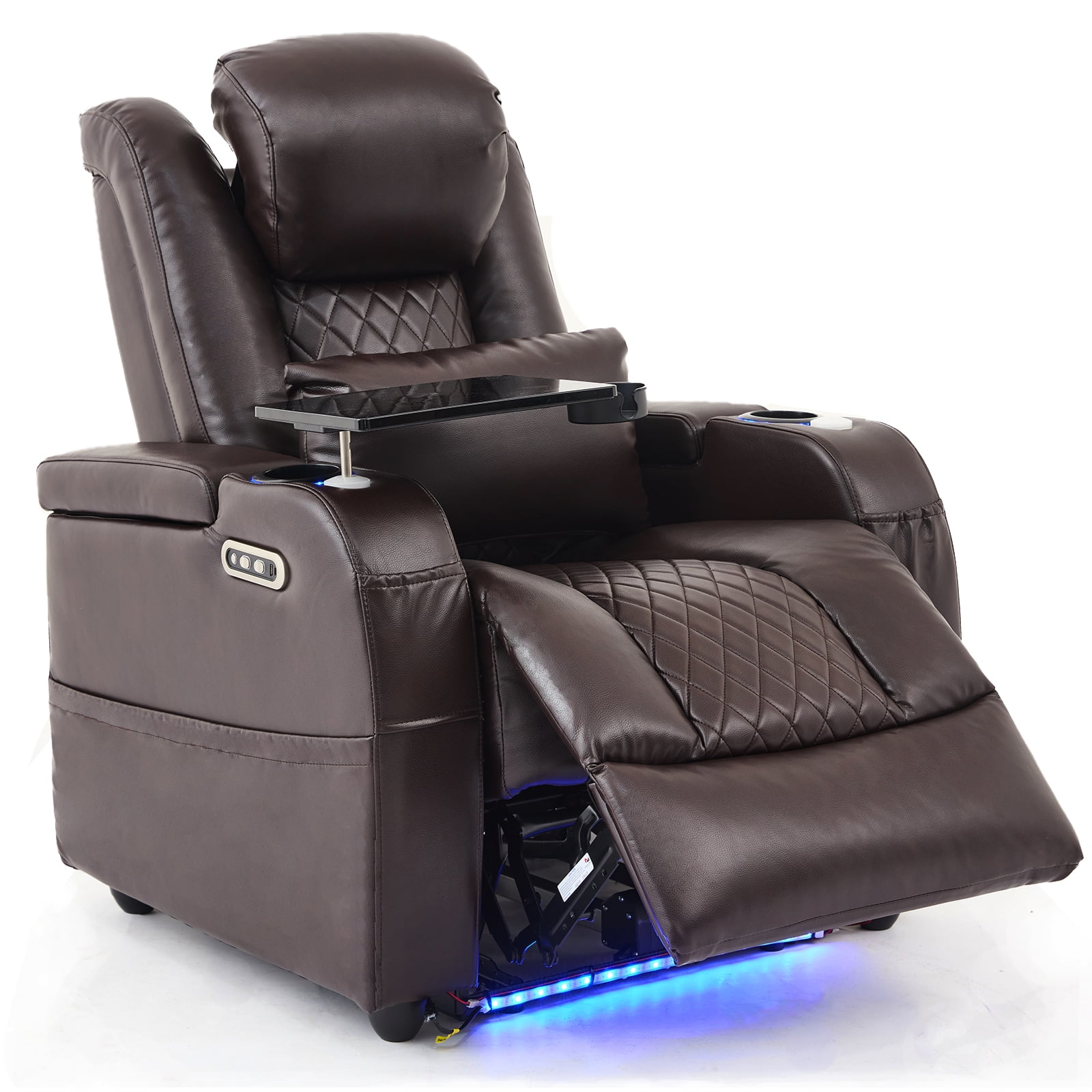 Home Theater Seating Seats, Movie Theater Chairs with 7 Colors Ambient ...