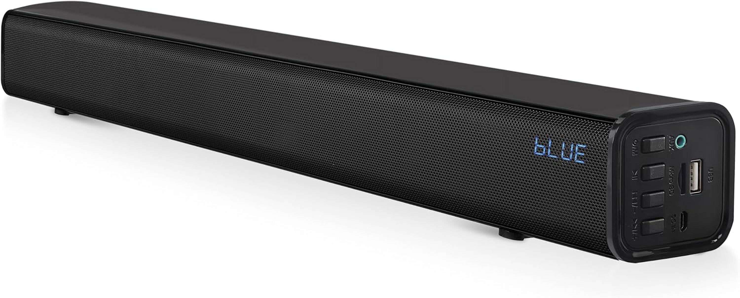 Home Theater Soundbar Speaker – Wave Base Wireless Bluetooth TV Sound ...