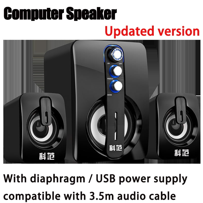 Home Theater System Caixa De Som PC Bass Subwoofer Bluetooth Speaker ...