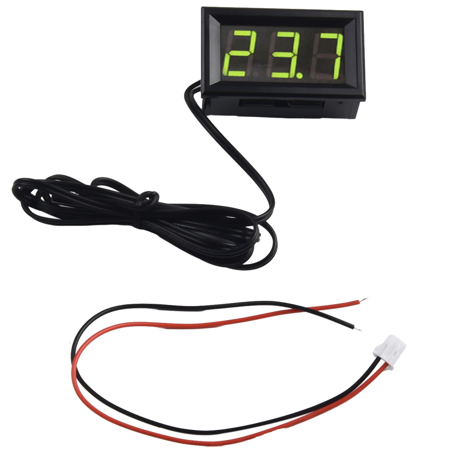 Home Thermometer Practical 5-12V LED Meter Probe Terrarium -50 110 C 1m ...