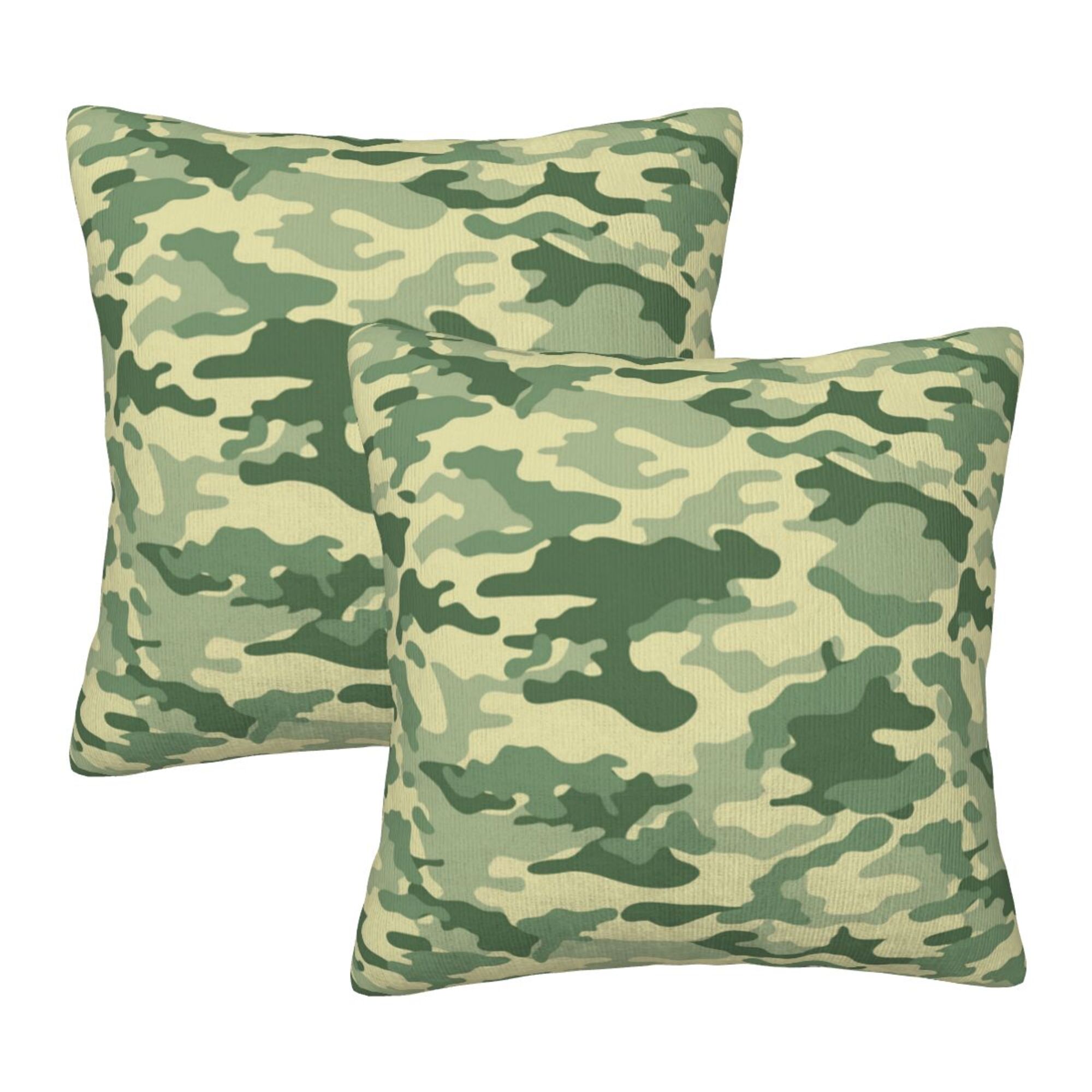 Home Throw Pillow Covers Camouflage Army Square Thick Throw Pillow ...