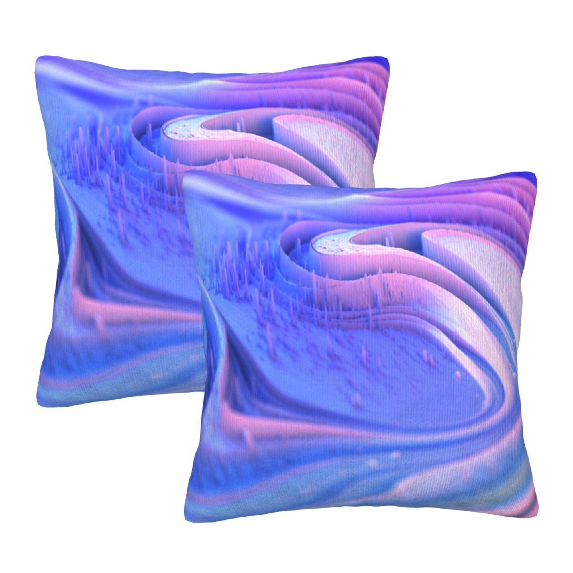 Home Throw Pillow Covers Colorful abstract lava background Square Thick ...