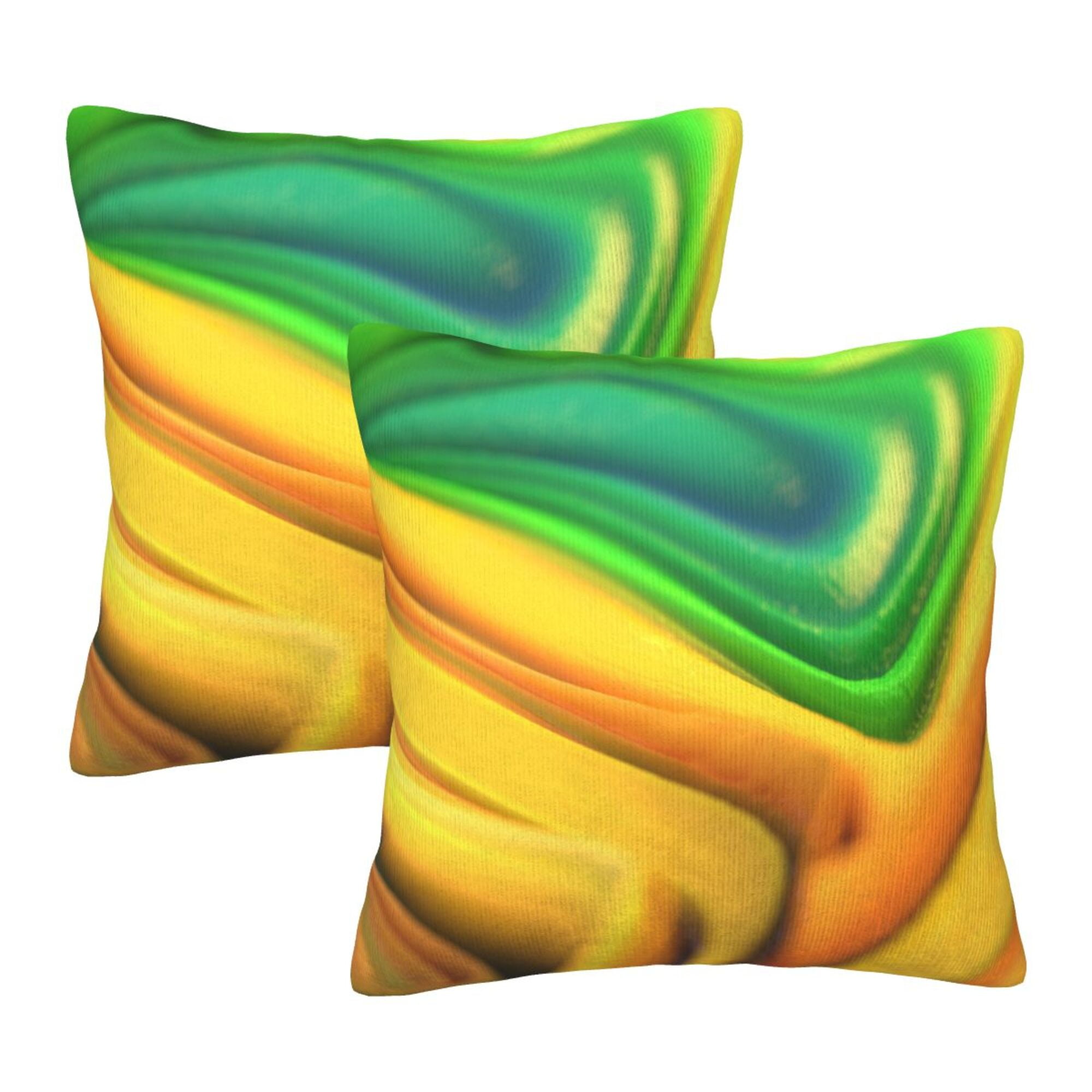 Home Throw Pillow Covers Colorful abstract lava background Square Thick ...