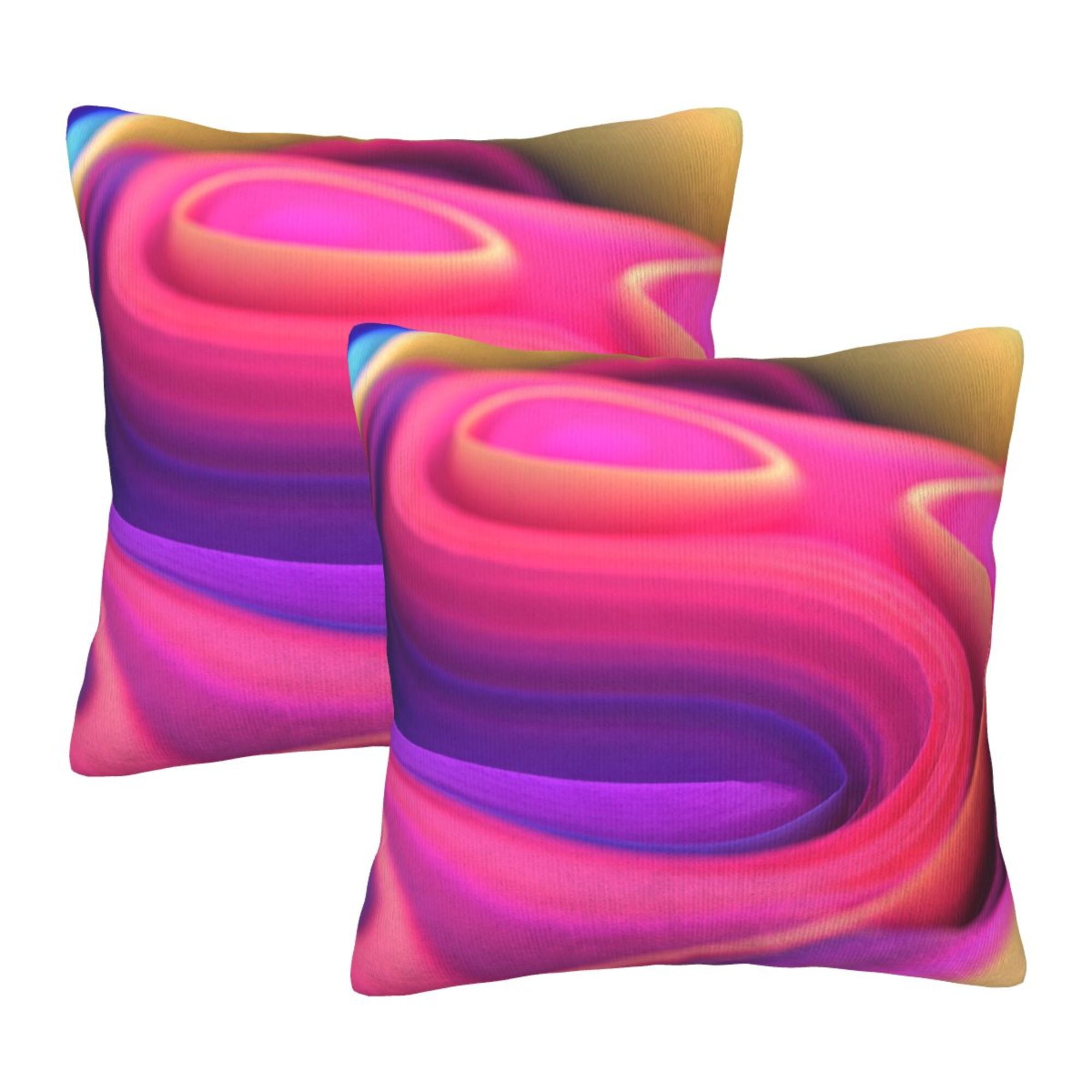 Home Throw Pillow Covers Colorful abstract lava background Square Thick ...