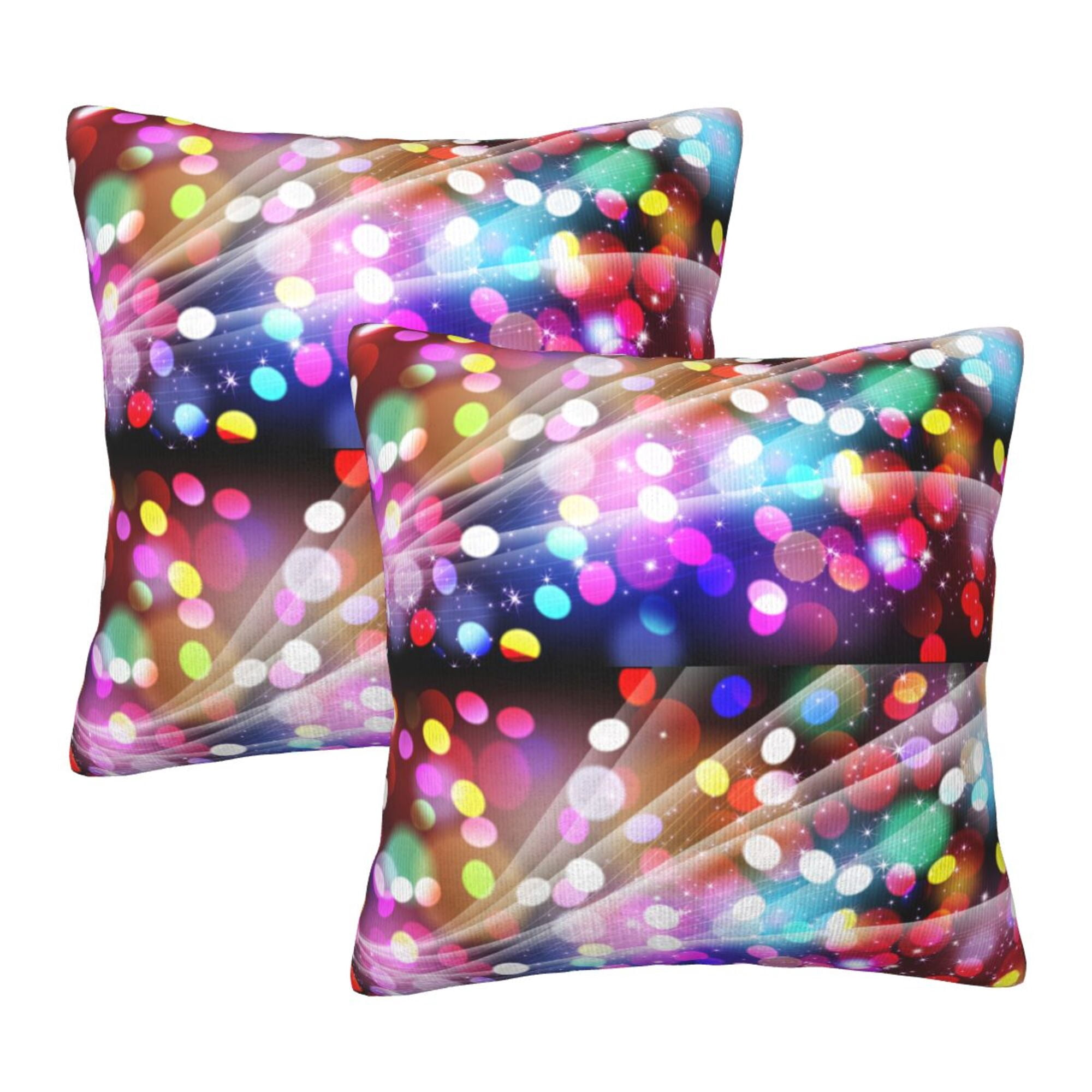 Home Throw Pillow Covers Cool light effect background Square Thick ...