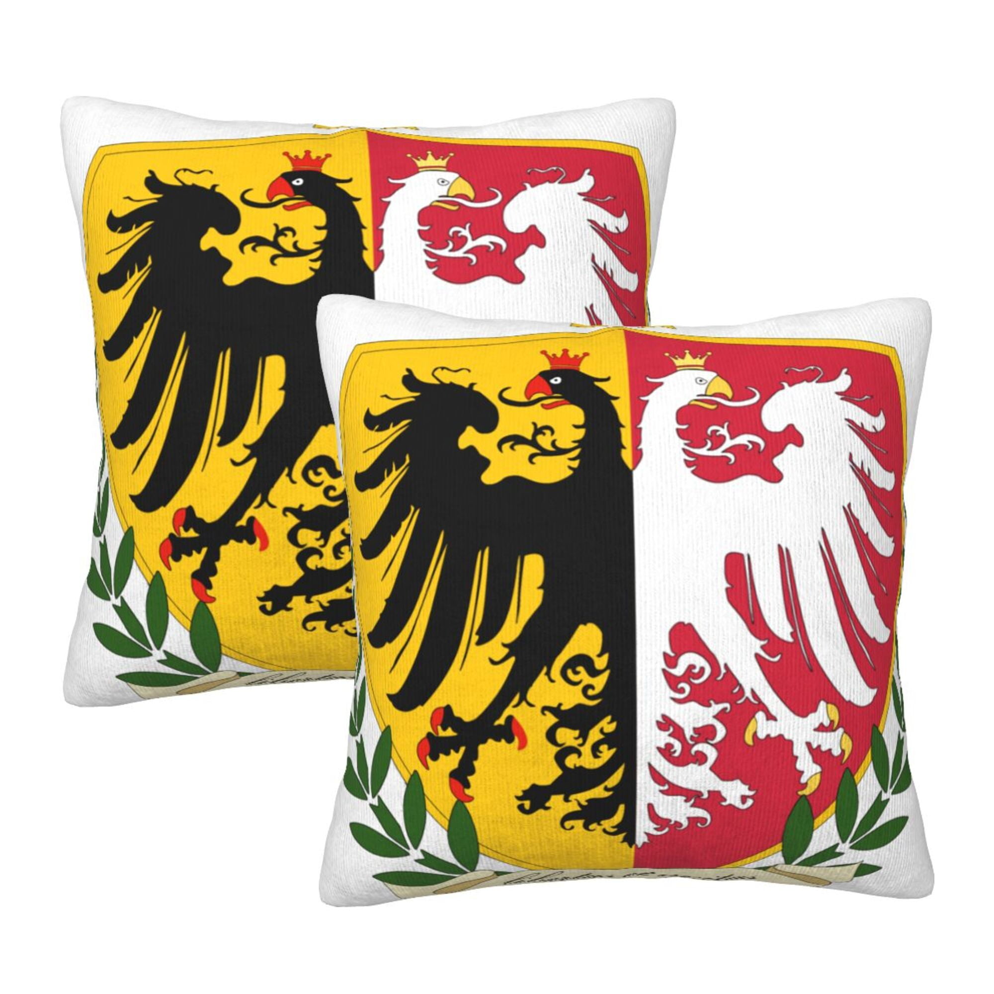 Home Throw Pillow Covers Flags Of The Holy Roman Empire Square Thick ...