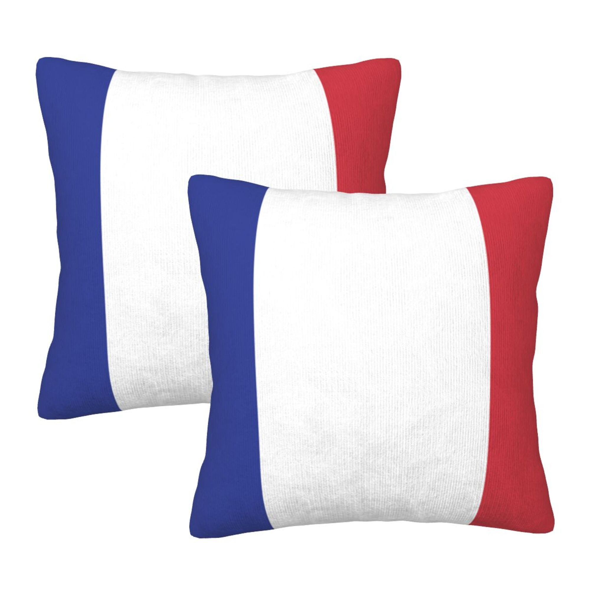 Home Throw Pillow Covers France Flag French National Flags Square Thick Throw Pillow Covers Fine ...