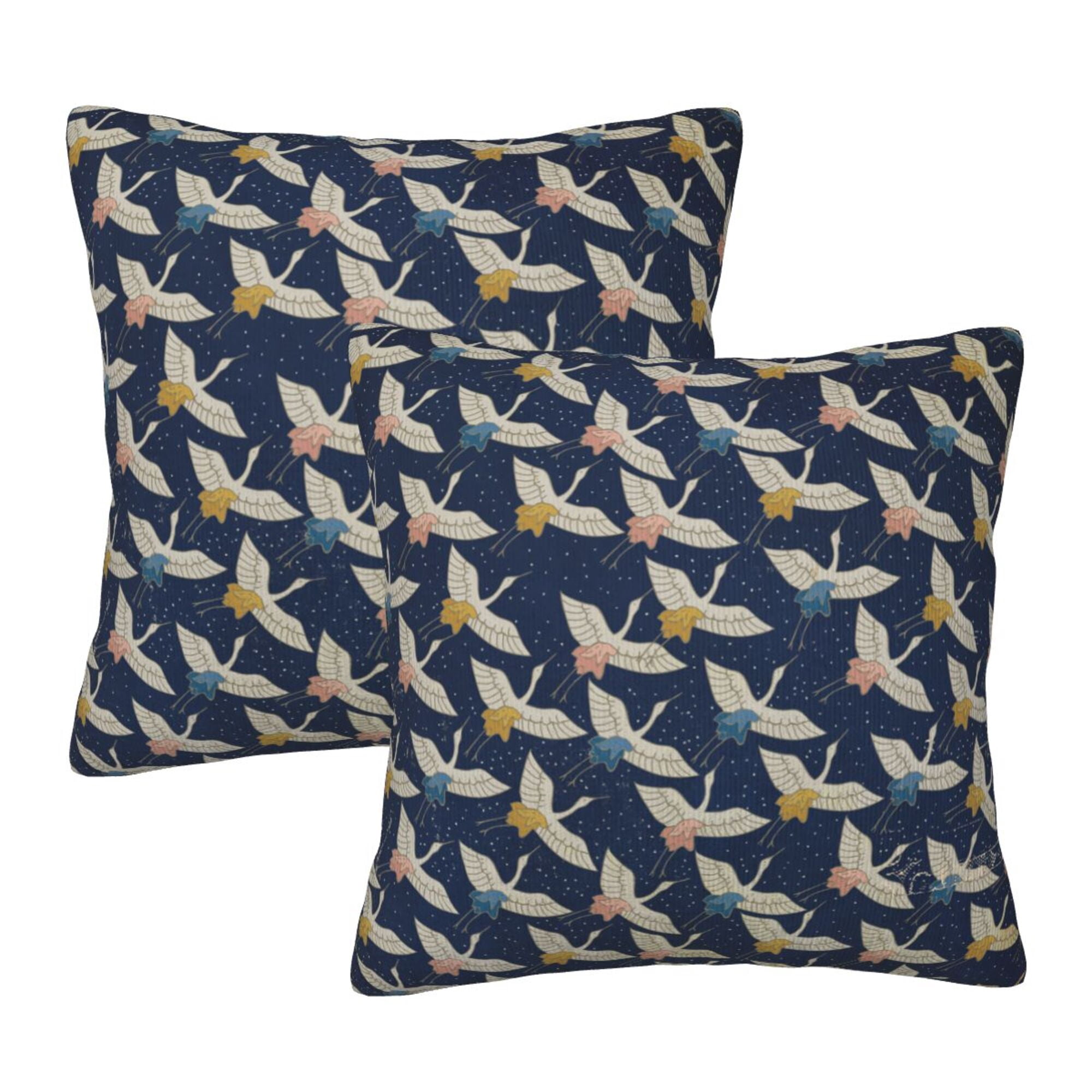 Home Throw Pillow Covers Japanese style pattern background Square Thick ...