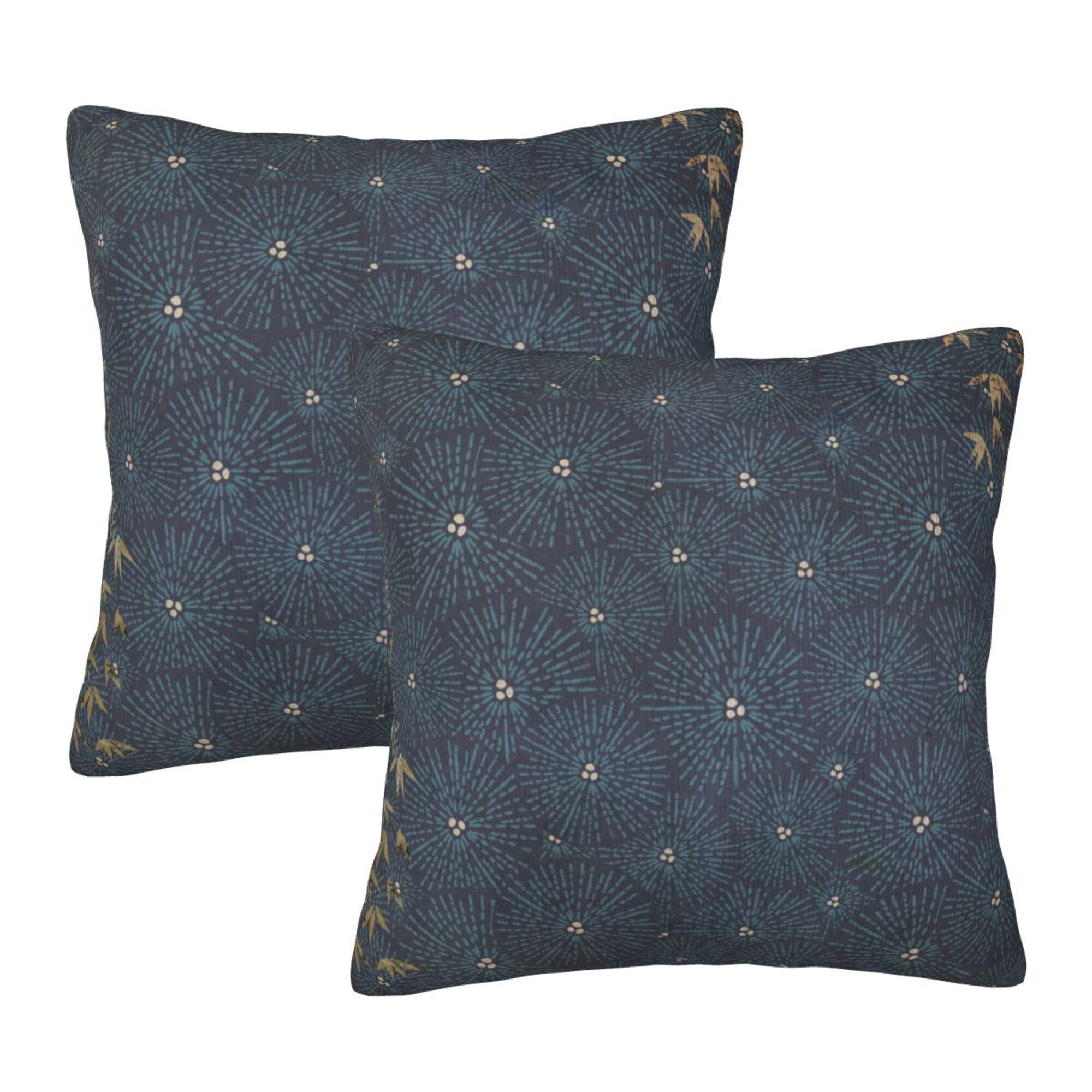 Home Throw Pillow Covers Japanese style pattern background Square Thick ...