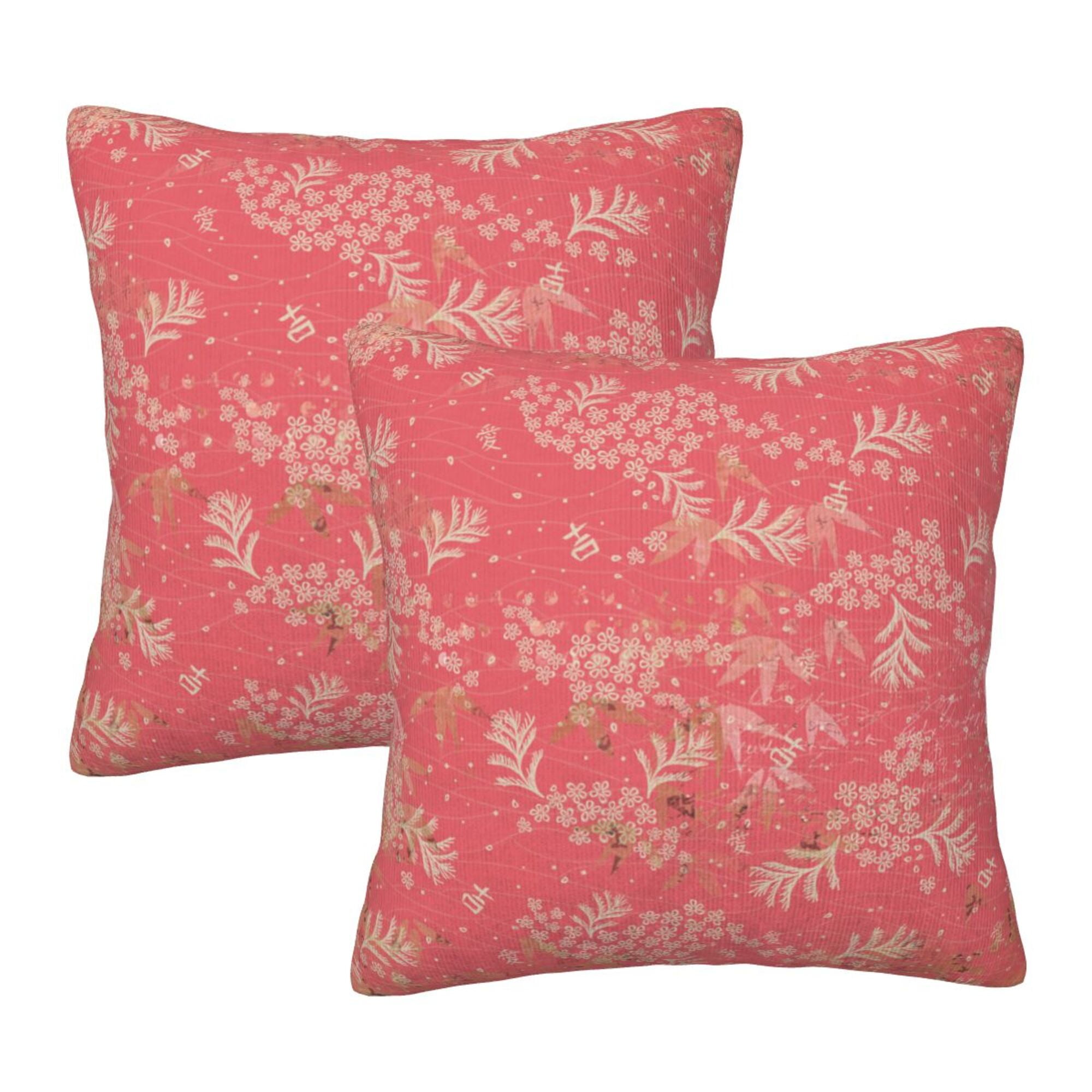 Home Throw Pillow Covers Japanese style pattern background Square Thick ...