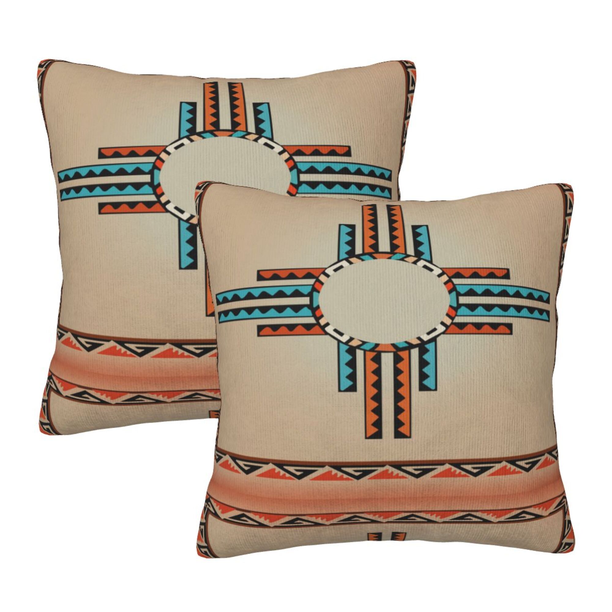 Home Throw Pillow Covers Lace-border Square Thick Throw Pillow Covers ...
