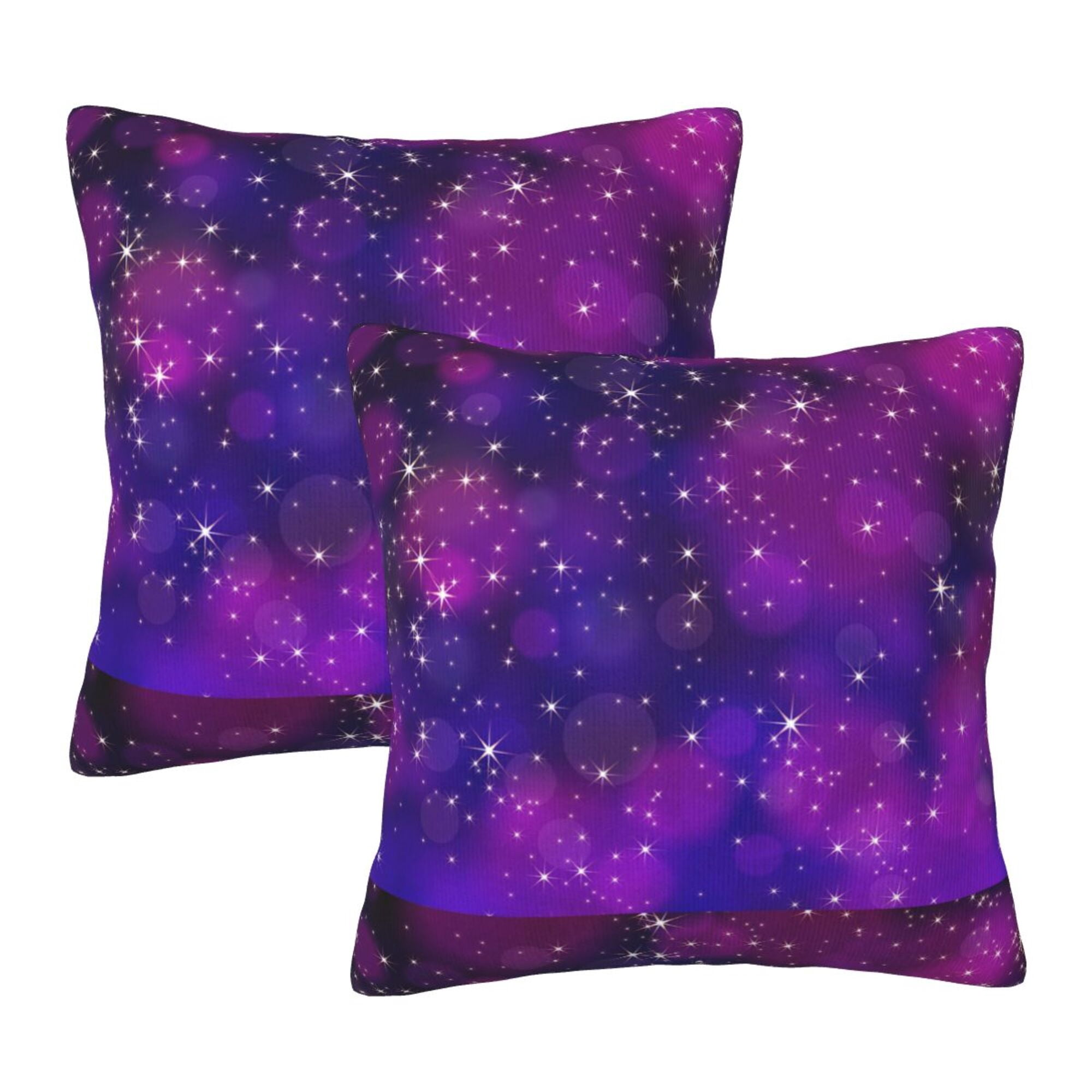 Home Throw Pillow Covers Purple blur background Square Thick Throw ...