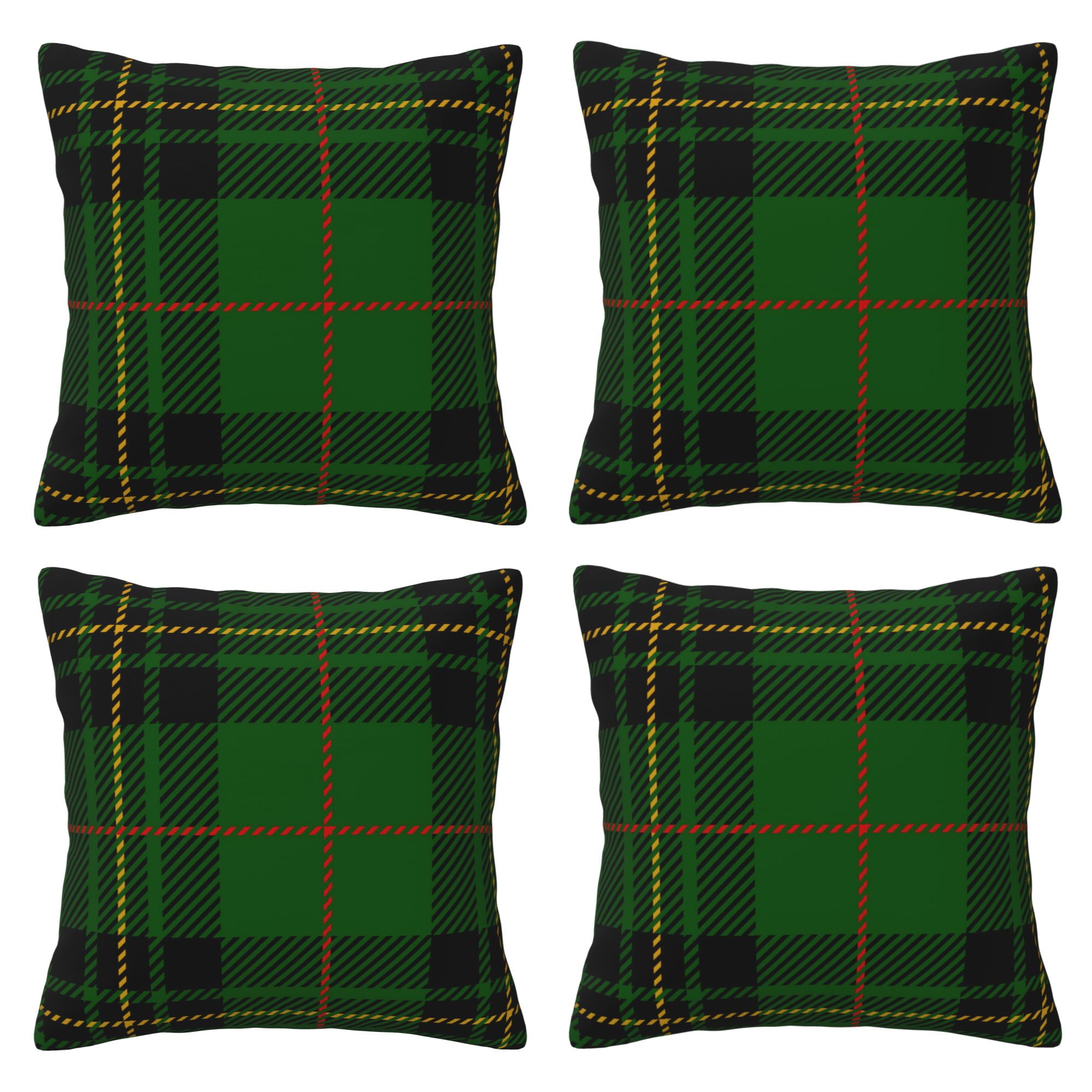 Home Throw Pillow Covers Two Sides Printed Abstract Clan Forbes Tartan ...