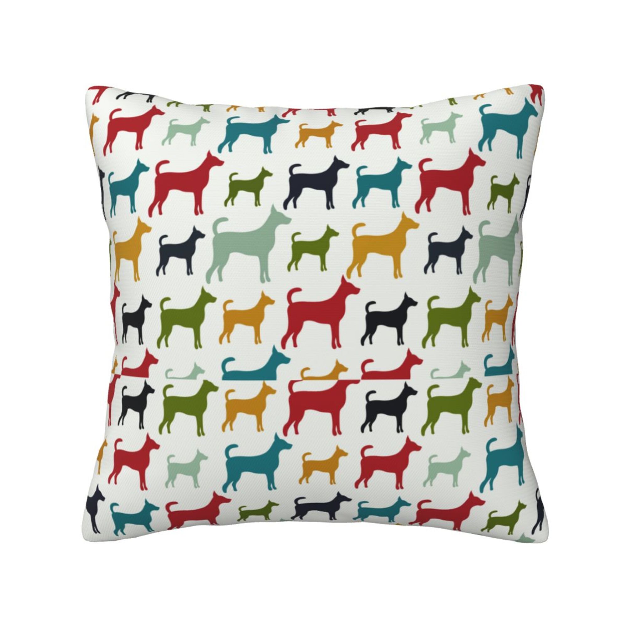 Home Throw Pillow Covers Two Sides Printed Animal Dog Decor Sofa Living ...