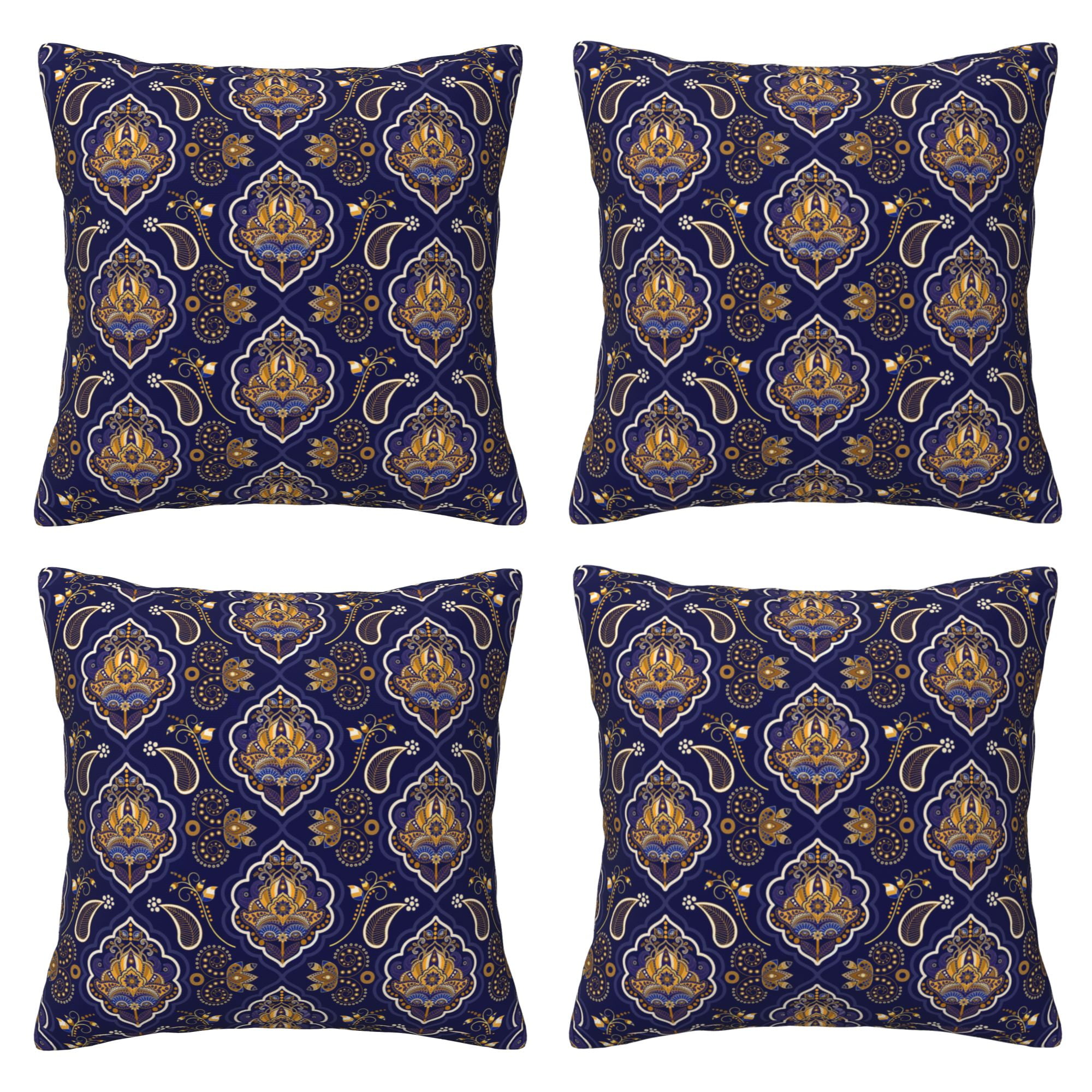 Home Throw Pillow Covers Two Sides Printed Arabic effects Decor Sofa ...