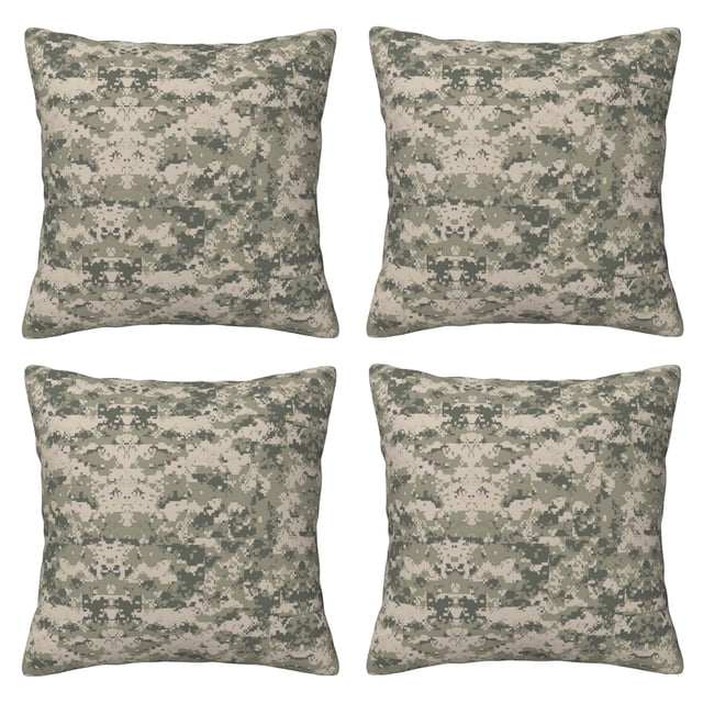 Home Throw Pillow Covers Two Sides Printed Army Digital Camouflage ...