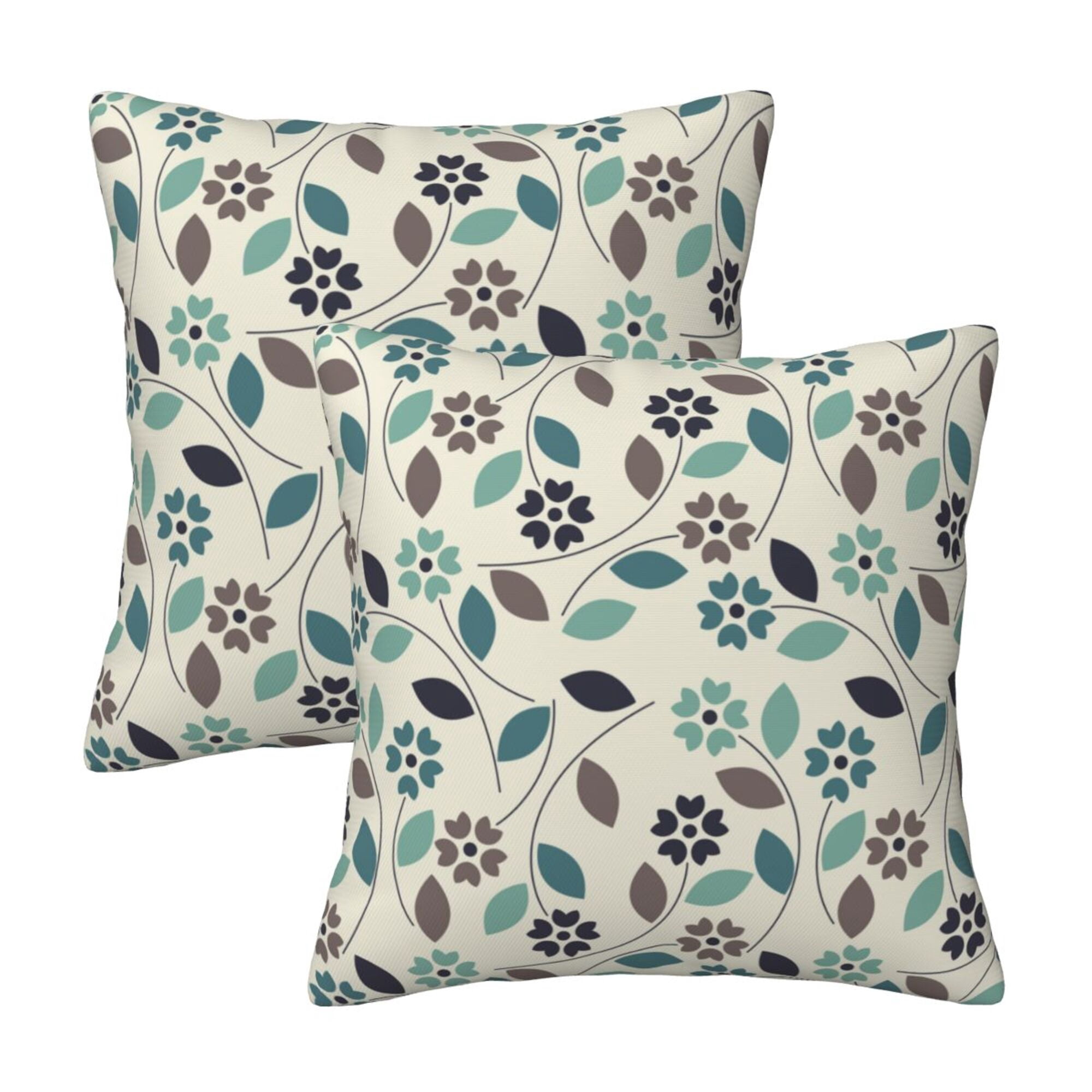 Home Throw Pillow Covers Two Sides Printed Beautiful seamless pattern ...