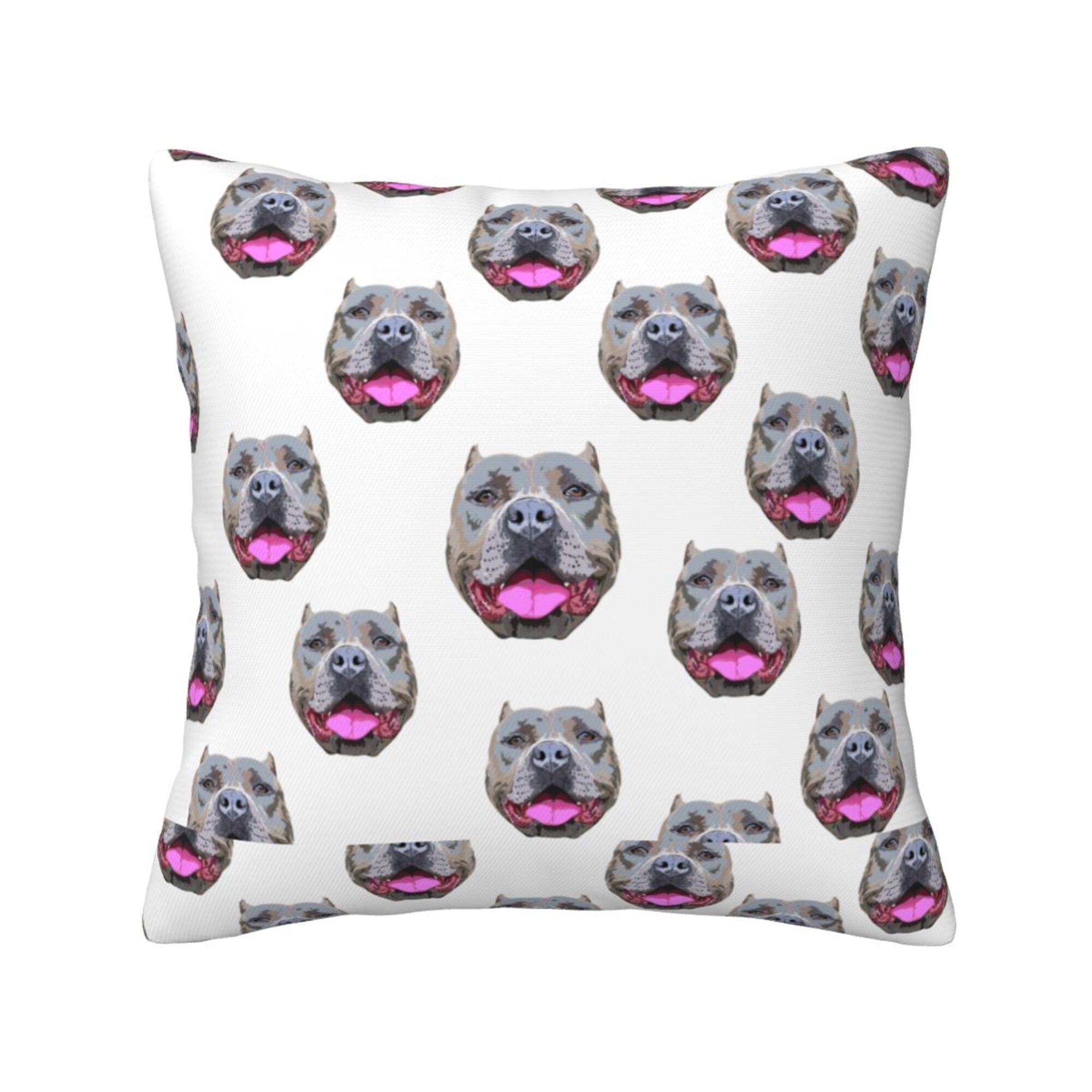 Home Throw Pillow Covers Two Sides Printed Bulldog Decor Sofa Living ...